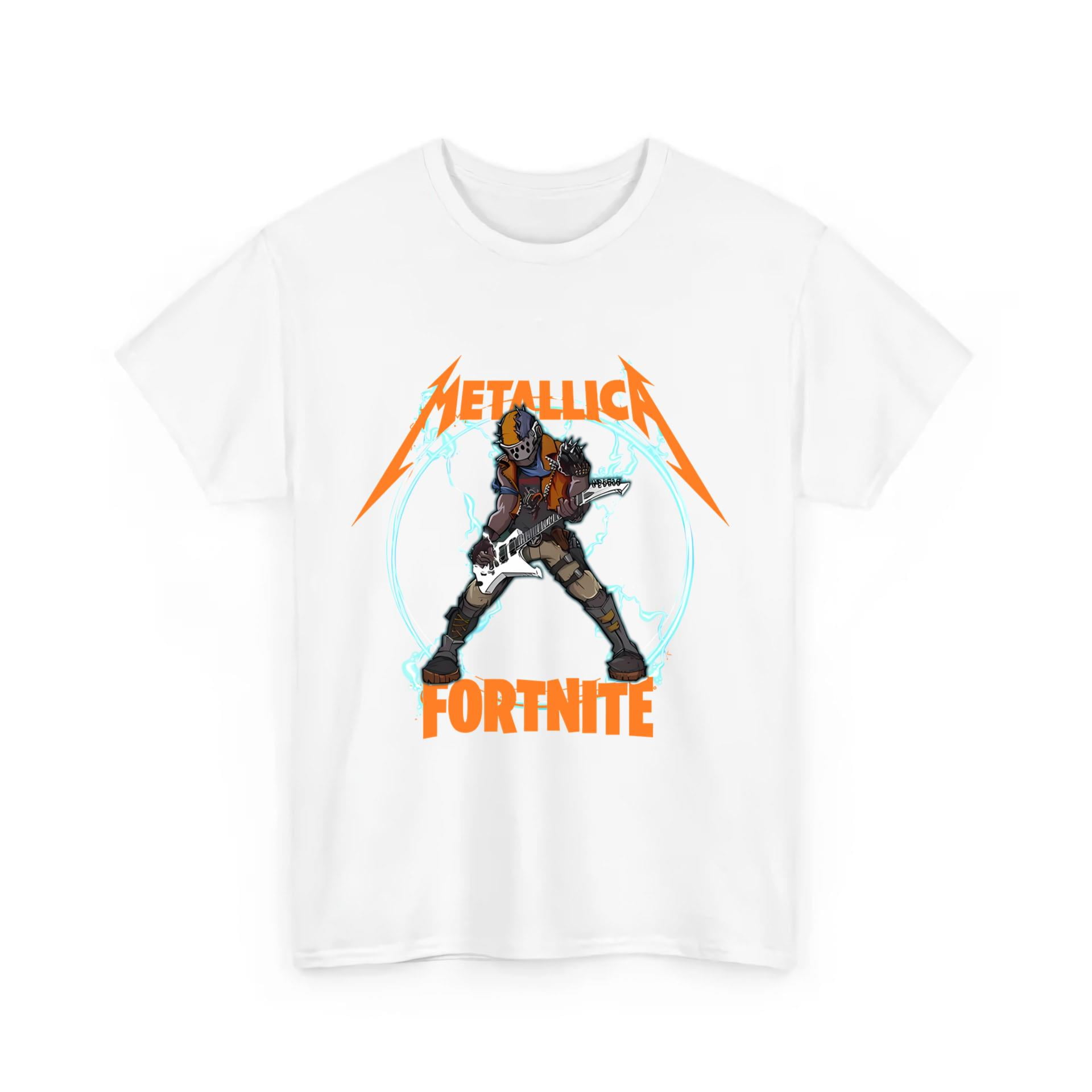 Classic Metal Band Inspired Fortnite Collab Shirt, Rock Music Fan ...