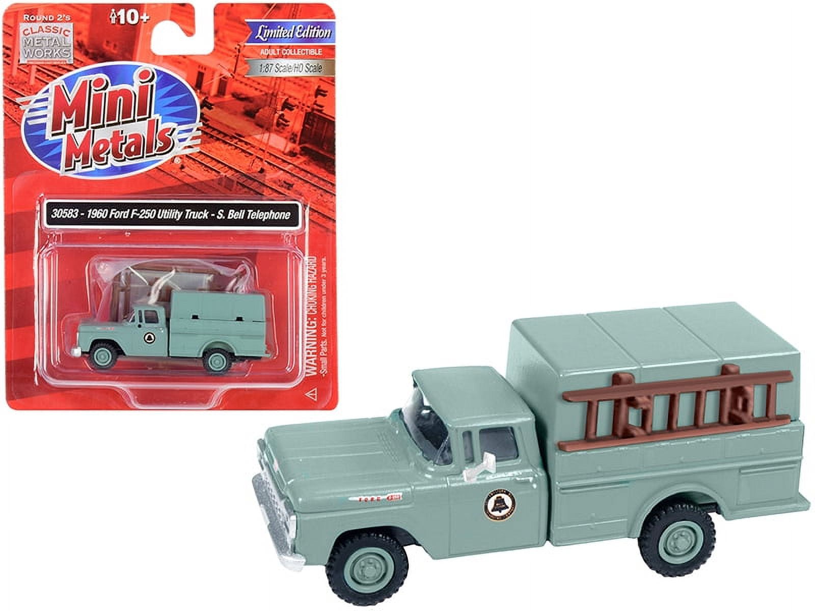 1960 Ford F-250 Utility Truck \Southern Bell Telephone\ Gray 1/87 (HO ...