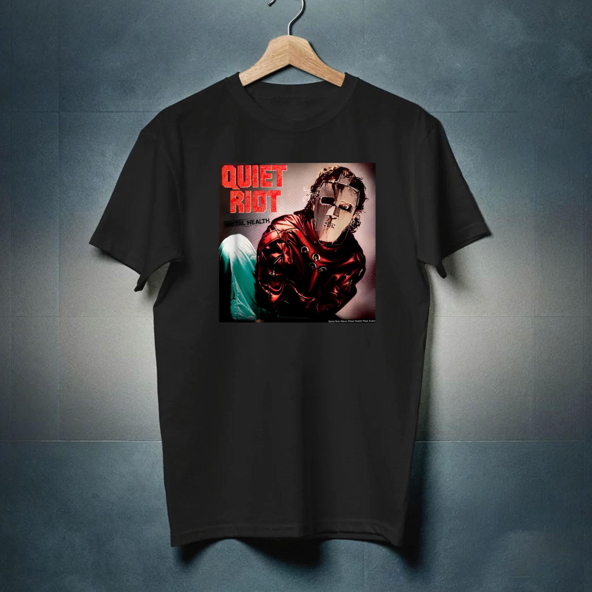Classic Metal health Mask Band Graphic Shirt, Rock Album Tee - Walmart.com