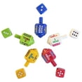 Classic Mexican Pirinola Toma Todo Solid Plastic Peace and Dices 10 ...
