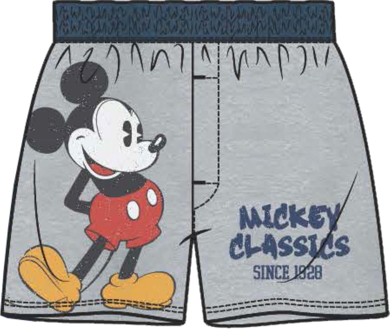 Classic Mickey 1928 Boxer - Walmart.com