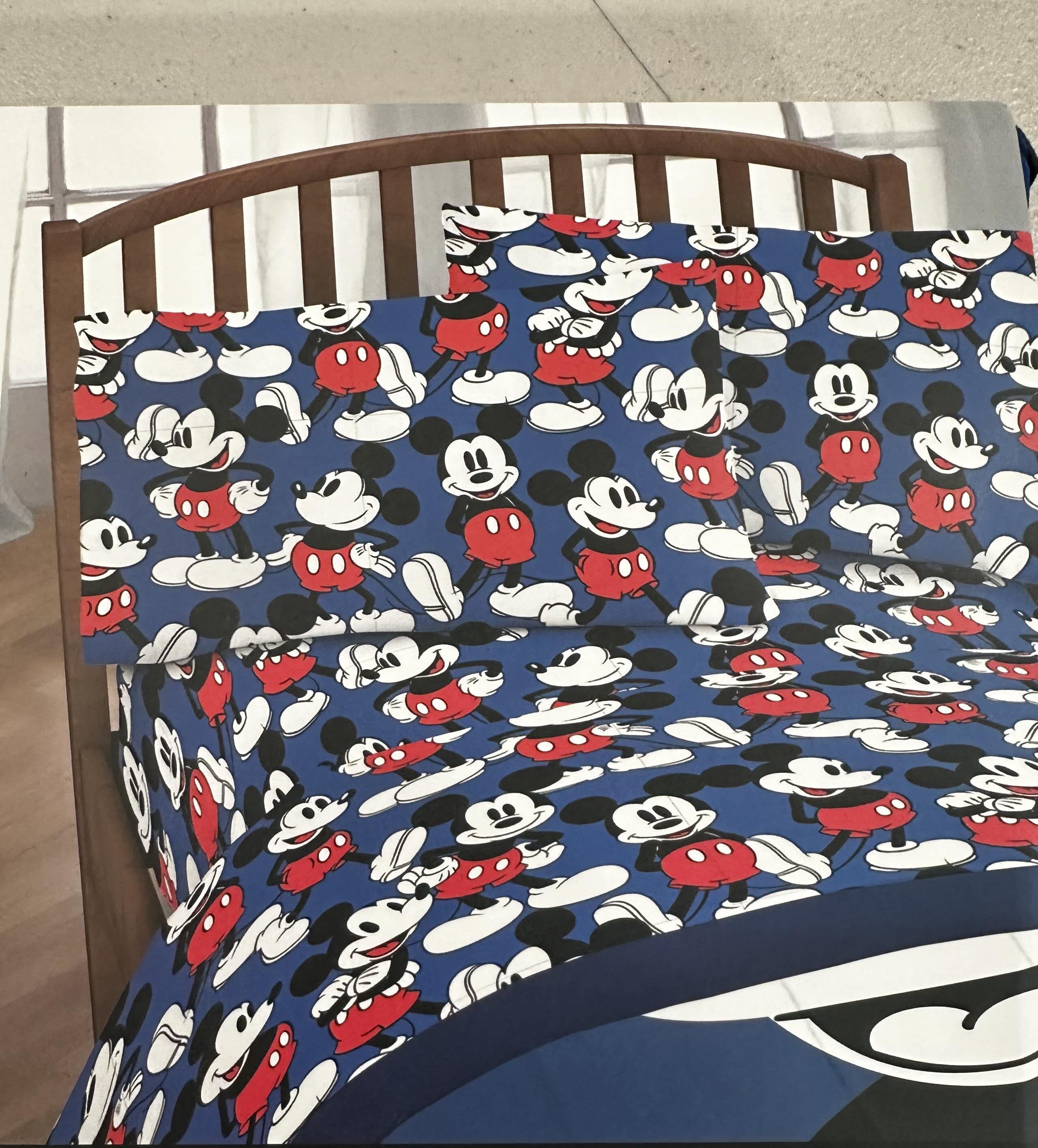 Classic 3-Pieces Mickey Mouse Bedding Sets, Twin - Walmart.com