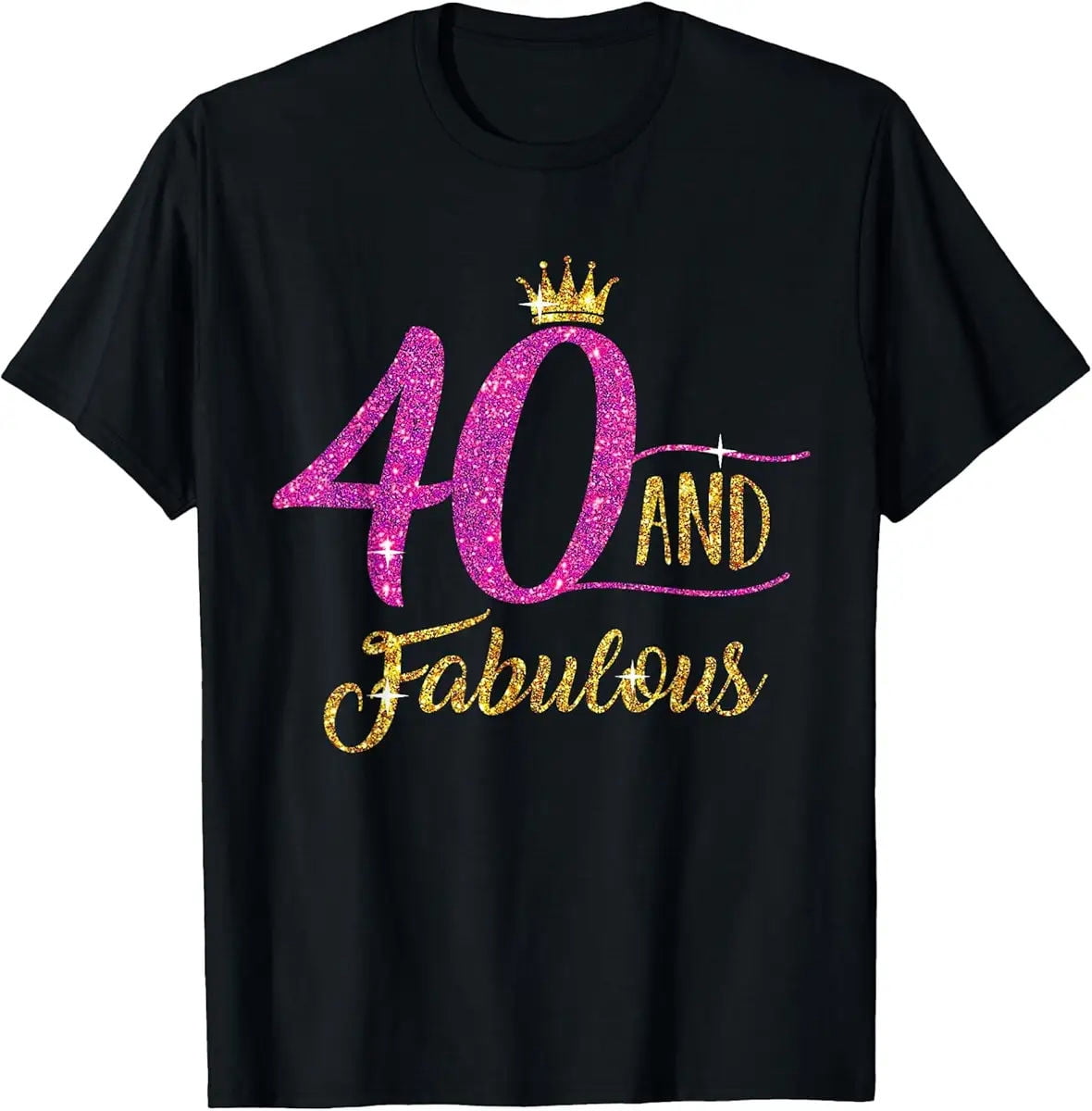 Classic Minimalist Retro Distressed Bold 40 yrs Old B-Day Typography ...