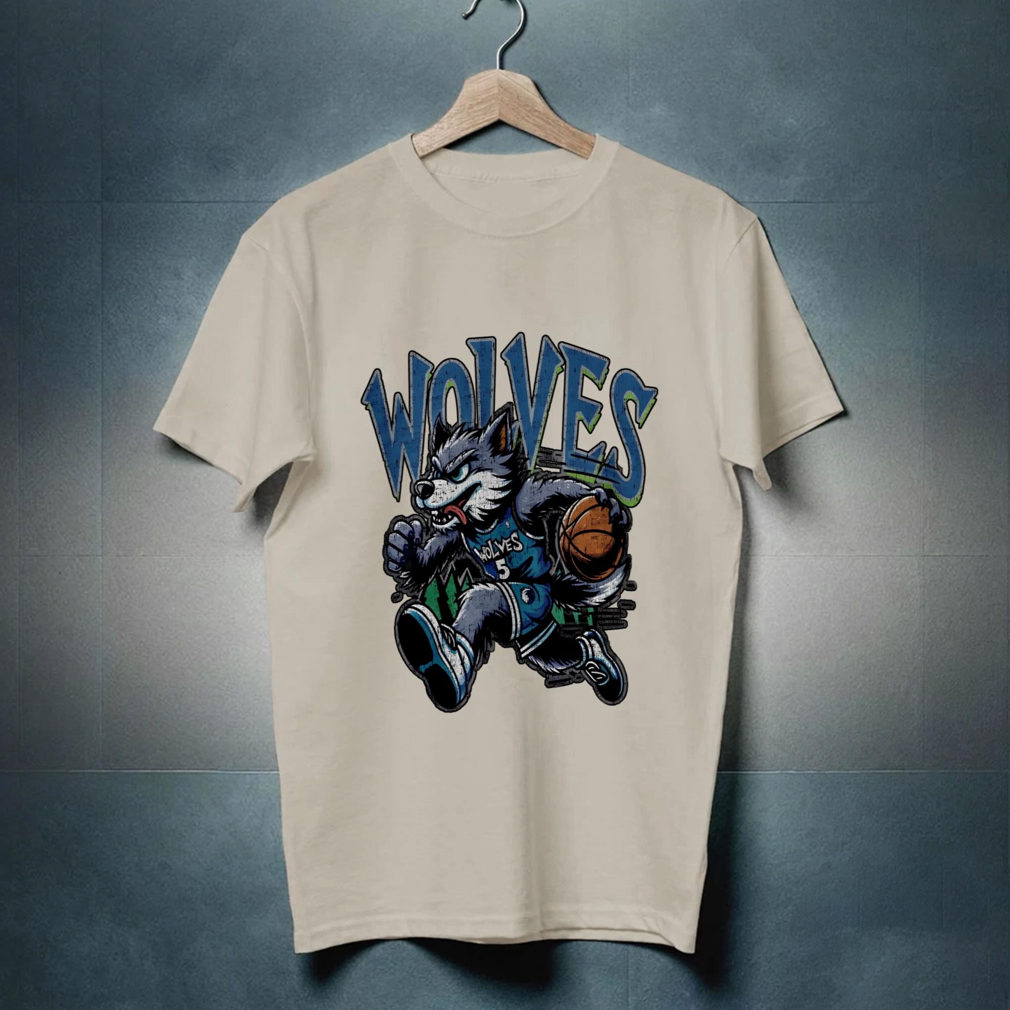 Classic Minnesota Basketball 90s Style Retro Shirt with Player Graphic ...