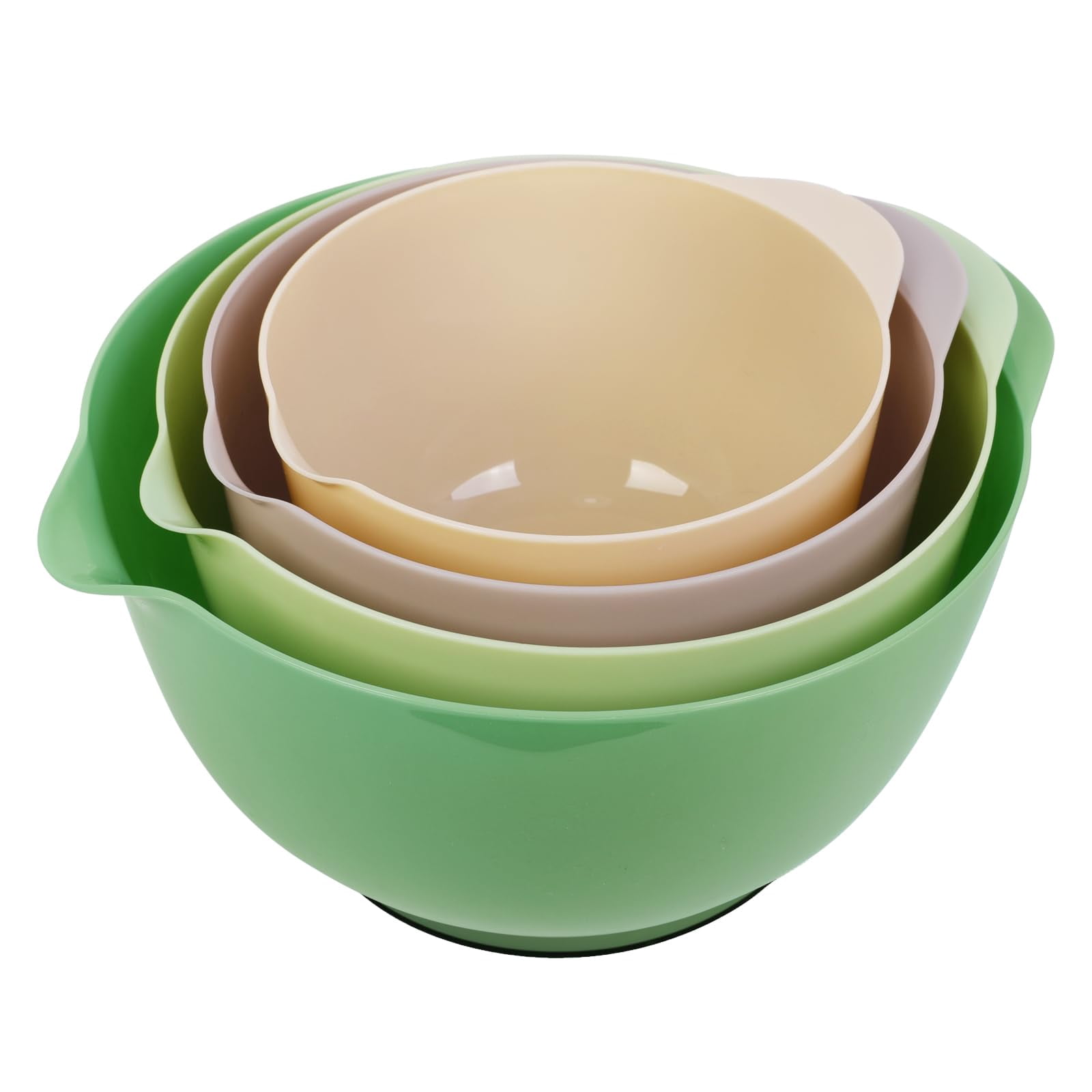 Classic Mixing Bowl Set, BPA-Free Plastic, Microwave and Dishwasher ...