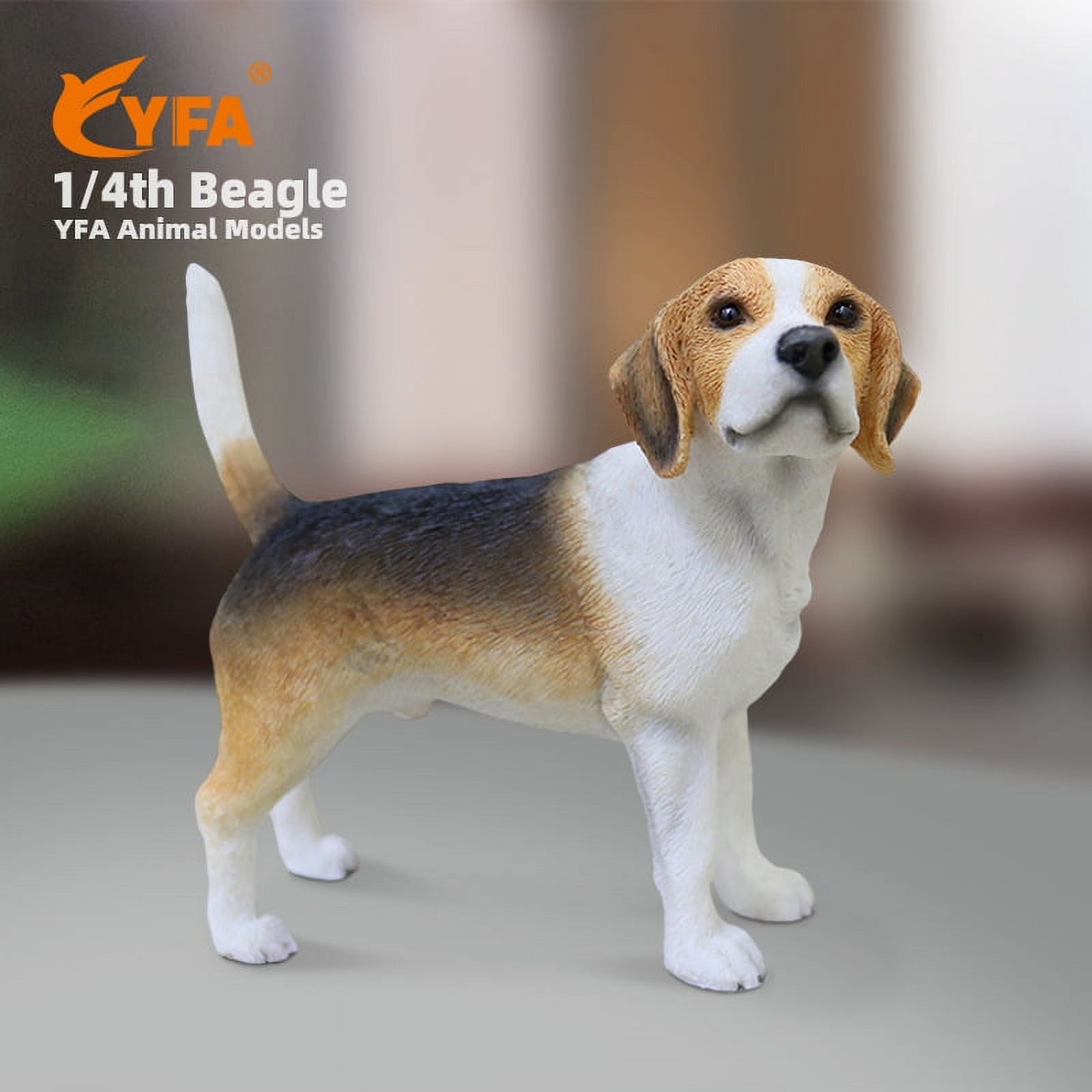 Classic Model Play Beagle Dogs Artificial Dog Model Beagle Car ...