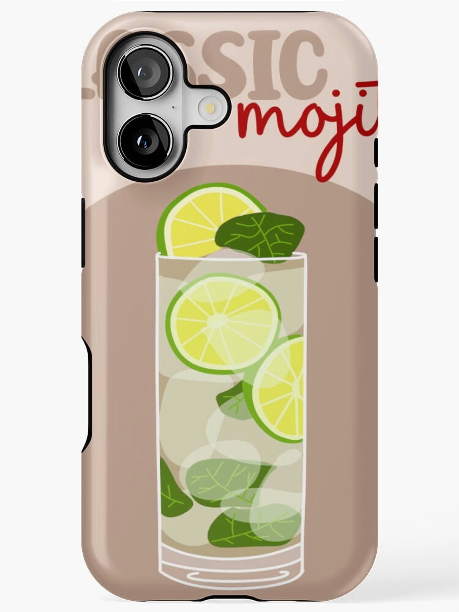 Classic Mojito Timeless Cocktail Design Phone Case for iPhone 17 16 15 ...