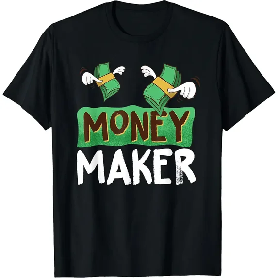 Classic Money Maker Rich Man Rules Dollars Business Gift T-Shirt ...