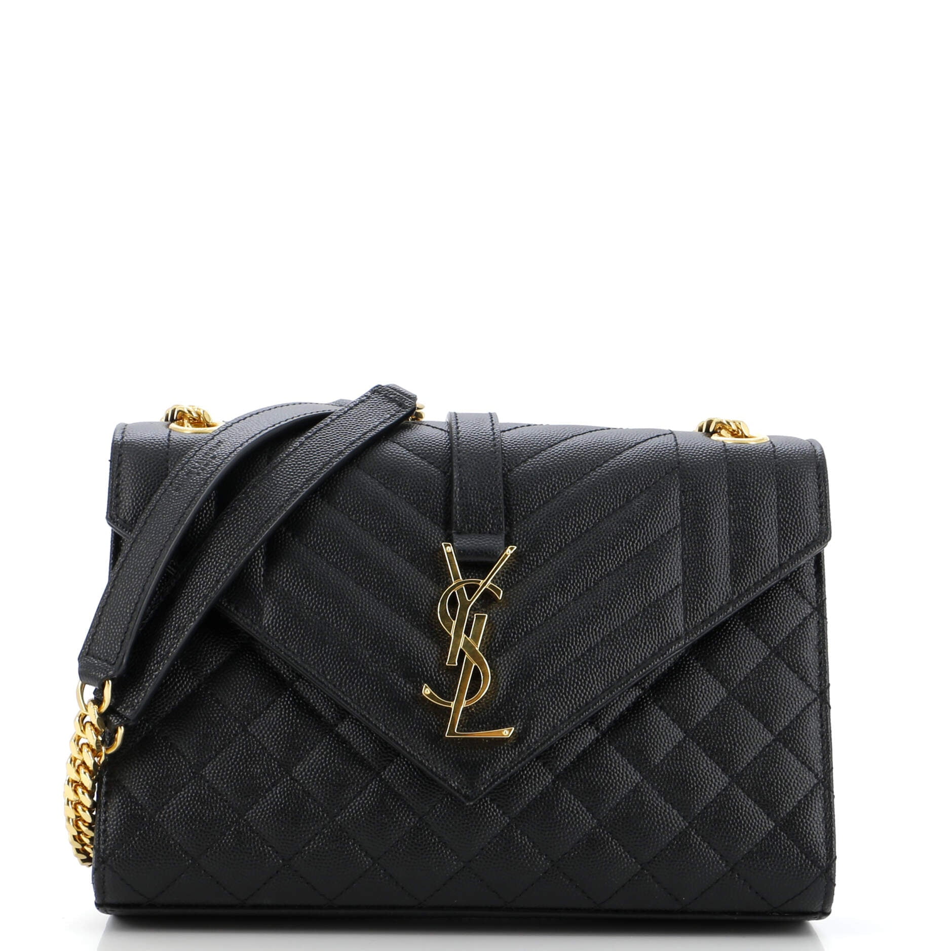 Pre-Owned Classic Monogram Envelope Satchel Mixed Matelasse Leather ...