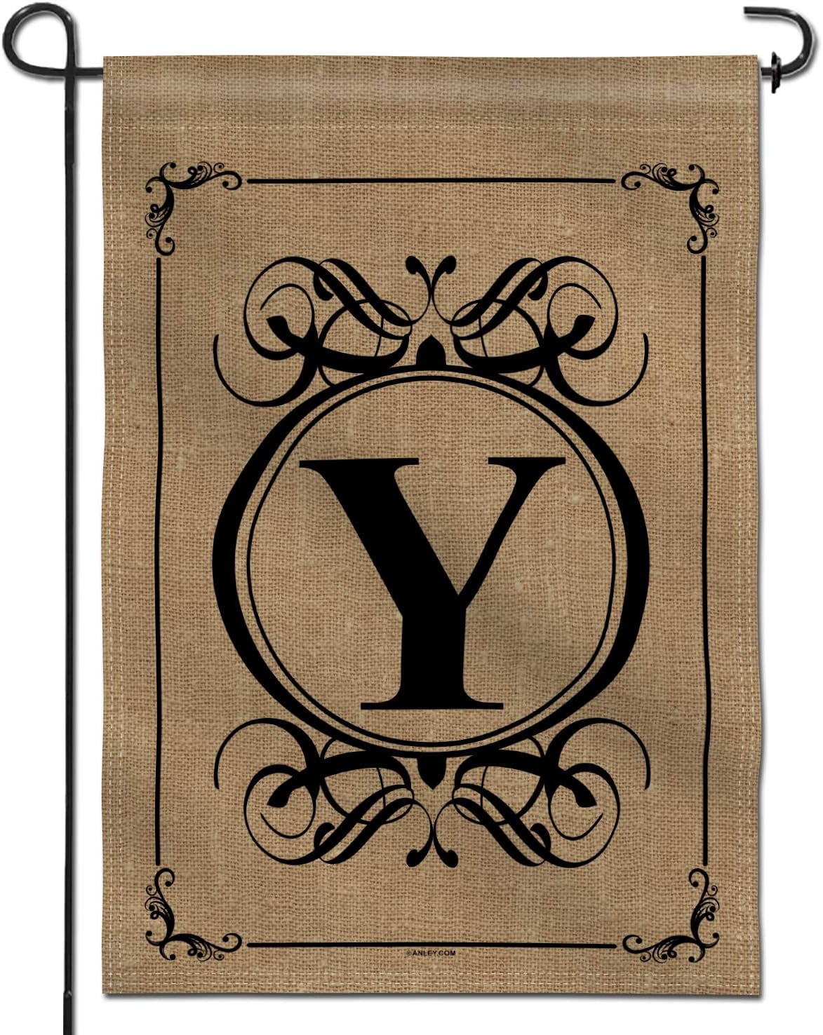 Classic Monogram Letter Y Garden Flag, Double Sided Family Last Name ...