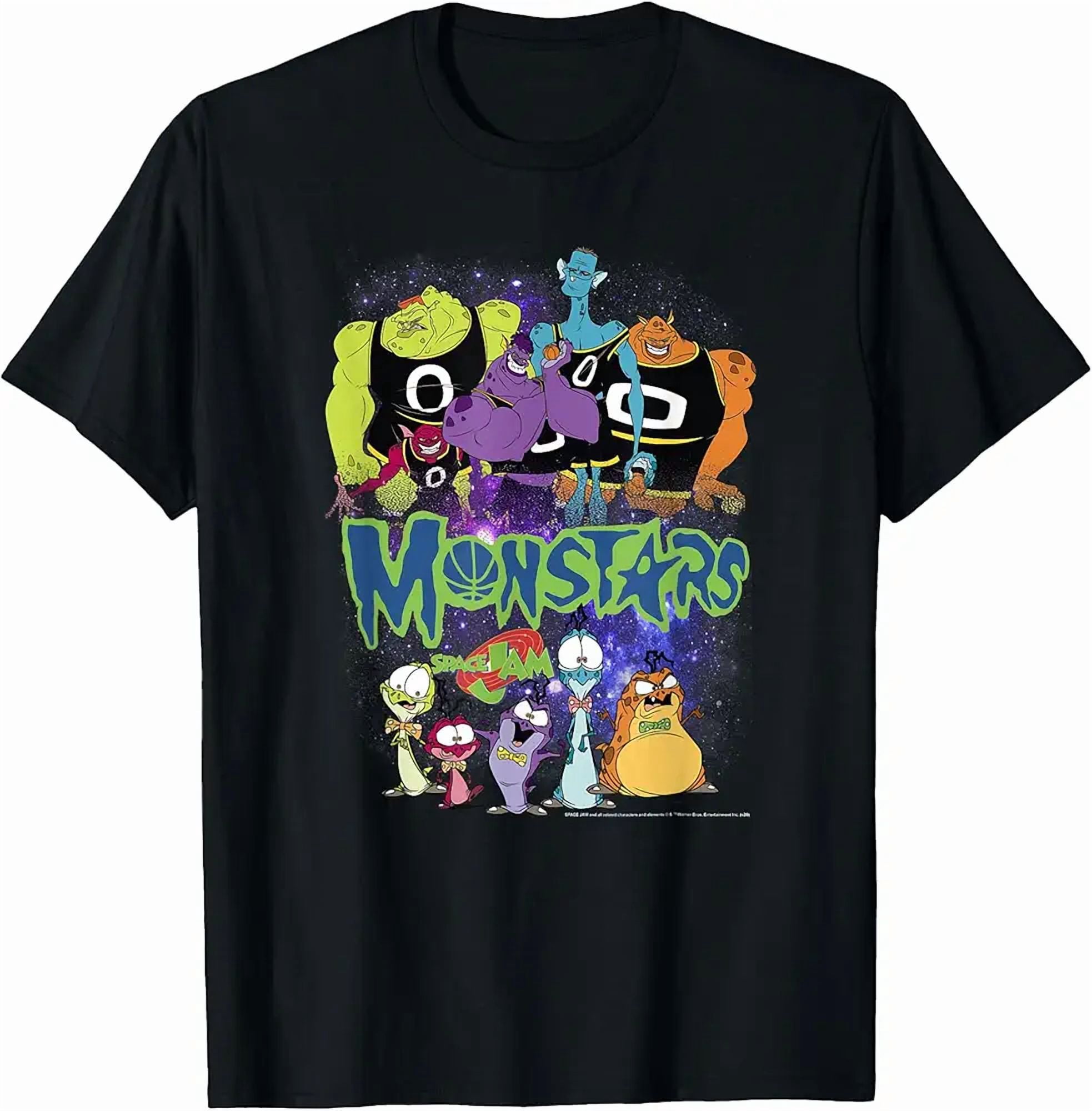 Classic Monstars In Space Basketball Themed Retro Movie Parody Uniform ...