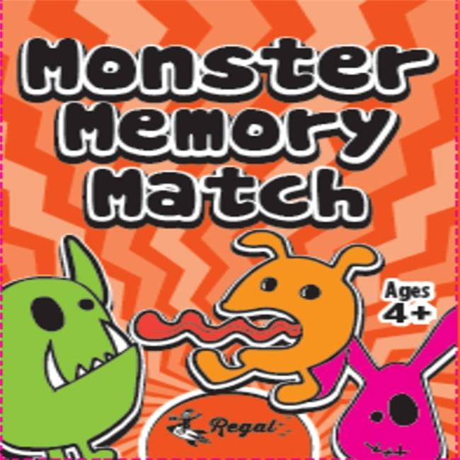 Classic Monster Memory Match Children Card Game, Multi Color - Walmart.com