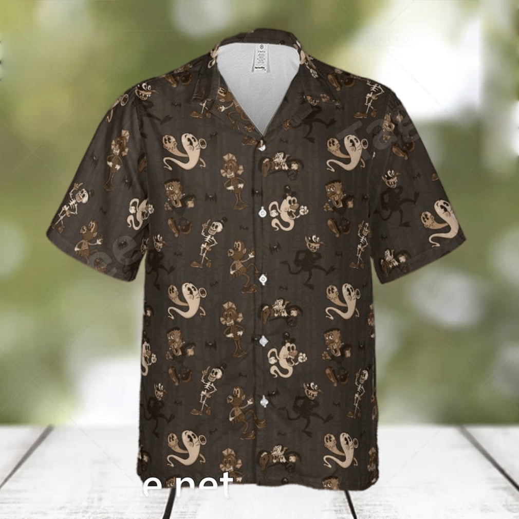 Classic Monsters In Monsters Rubber Hose Style Hawaiian Shirt - Walmart.com