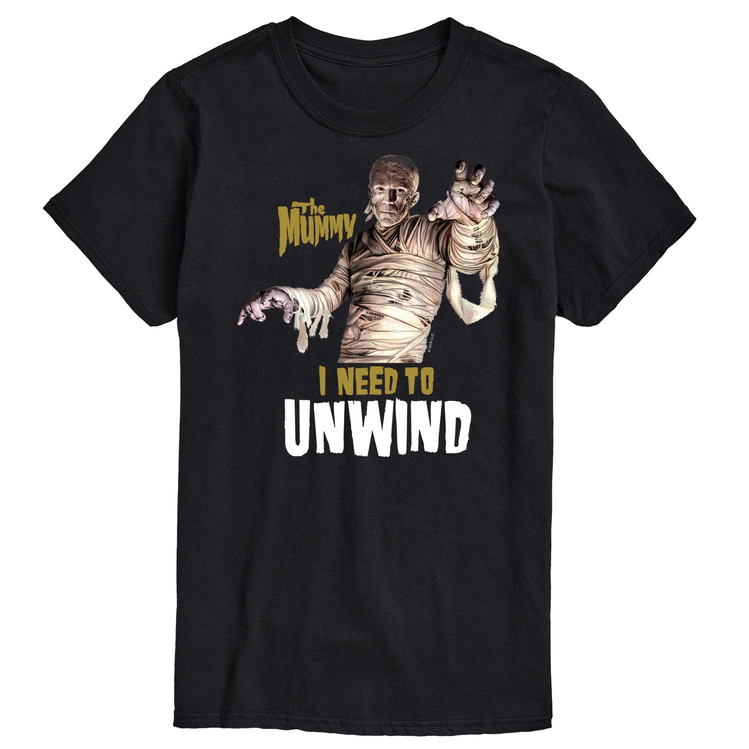Classic Monsters - The Mummy - I Need to Unwind - Men's Short Sleeve ...