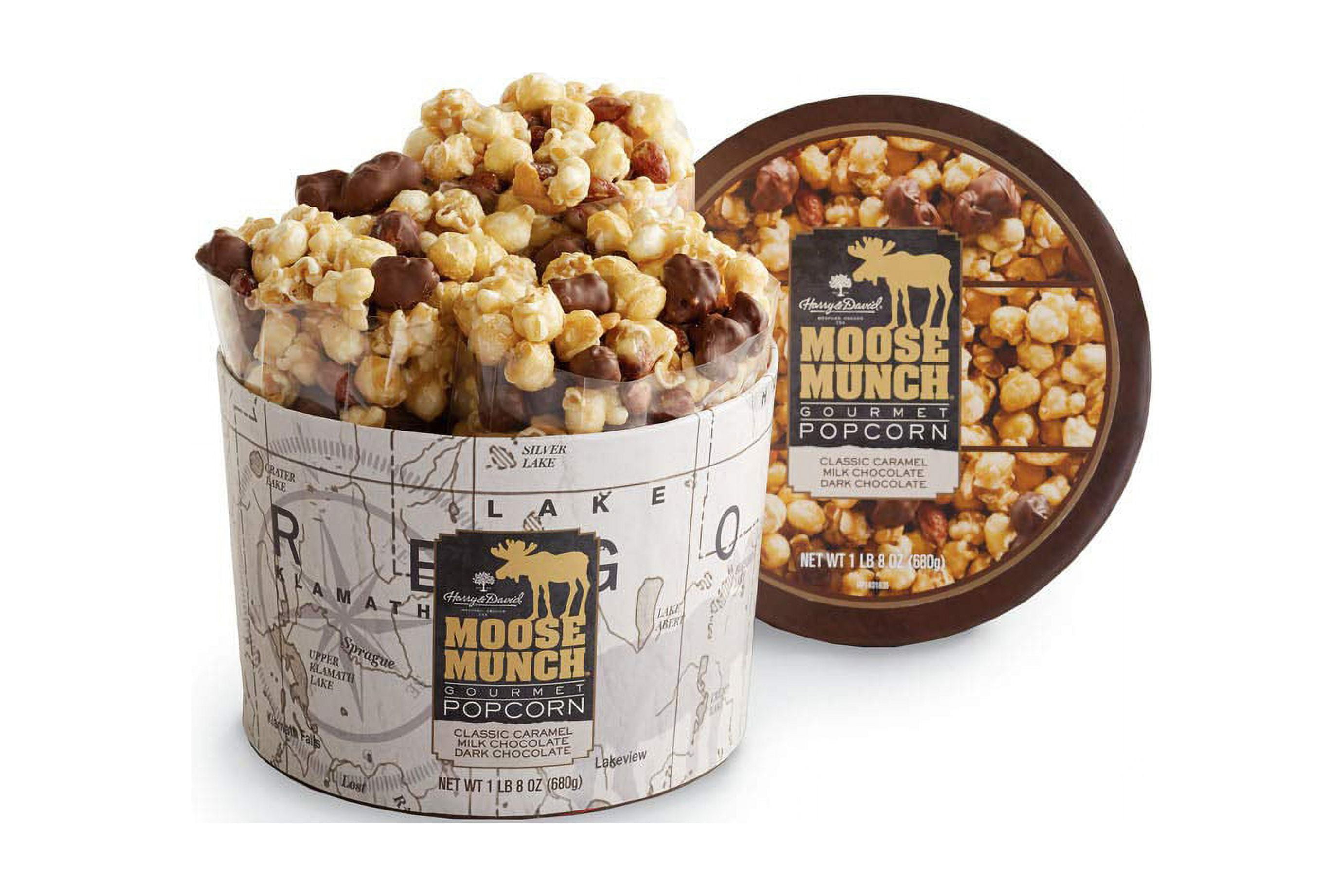 Classic Moose Munch Gourmet Popcorn 1lb 8 Oz Assortment Drum - Walmart.com
