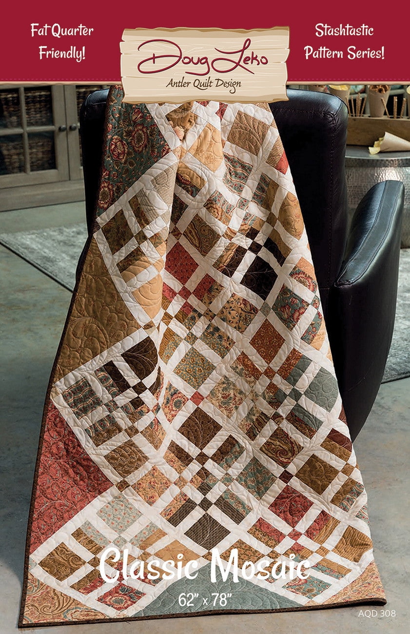 Classic Mosaic Quilt Pattern by Doug Leko - Walmart.com