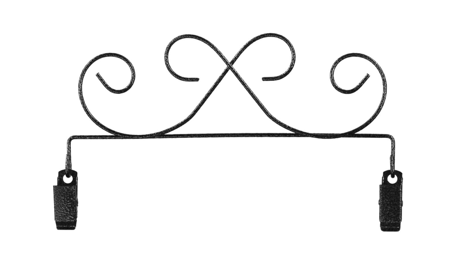 Classic Motifs 8 Inch Scroll Craft Hanger With Holding Clips - Walmart.com