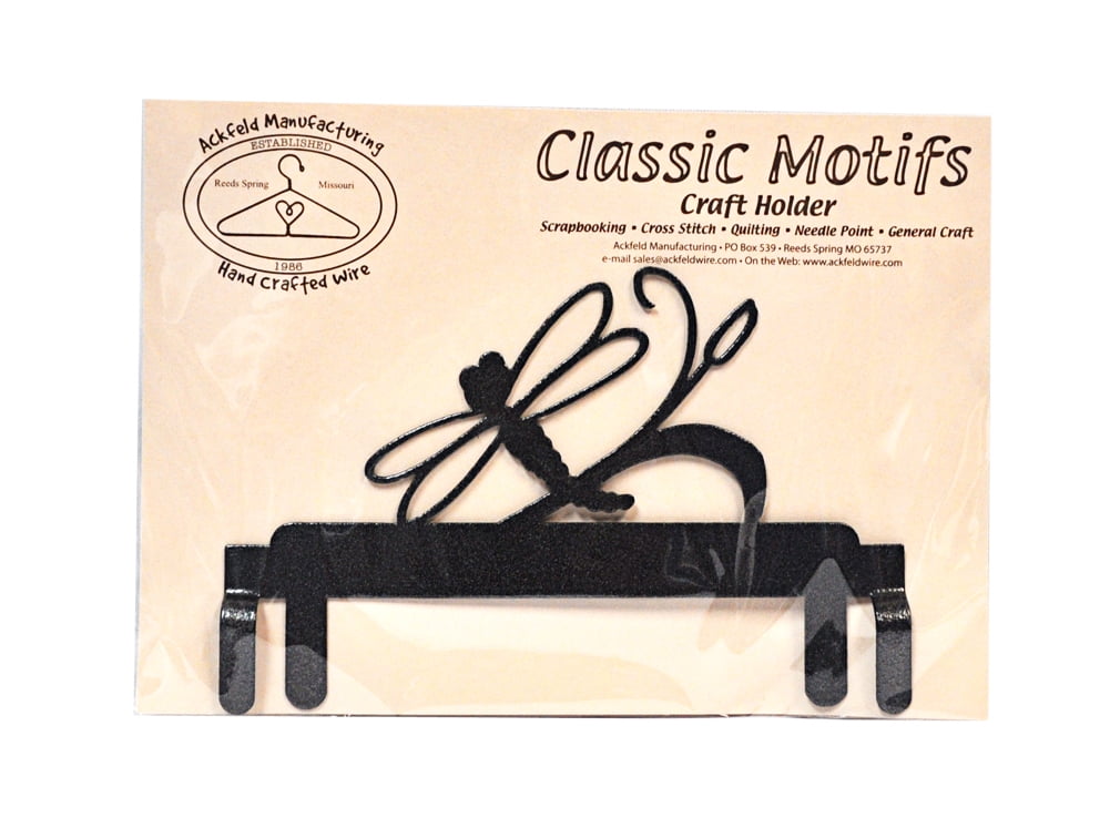 Classic Motifs Dragonfly 6 Inch Charcoal Header - Walmart.com