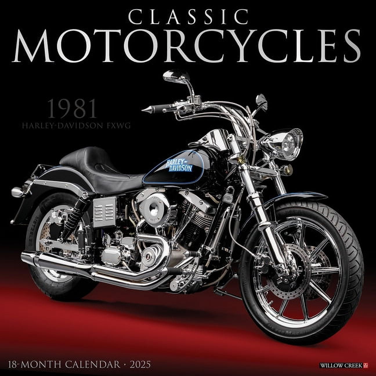 Classic Motorcycles 2025 Wall Calendar - Walmart.com
