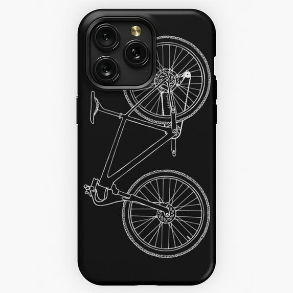 Classic Mountain Bike Rider Graphic Adventure iPhone Case 17 to 11 Pro Max - Walmart.com