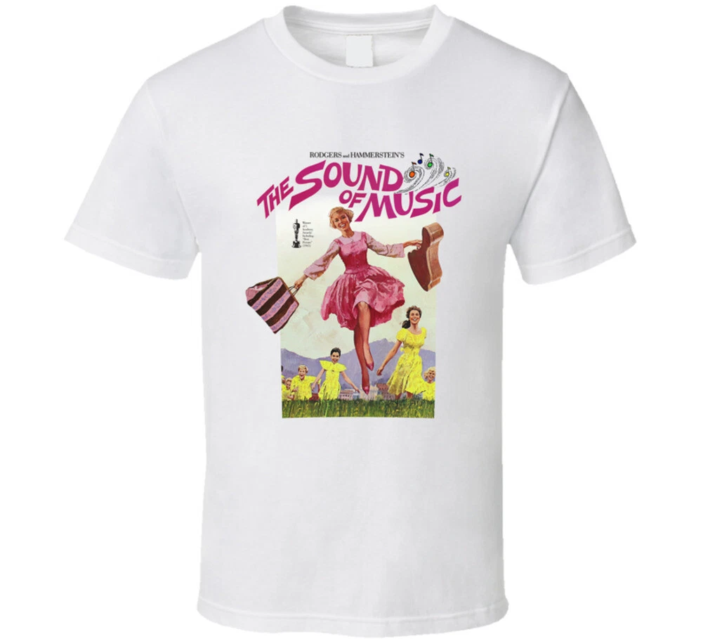 Classic Mountain Musical Inspired Retro Scenic Melody Art Unisex T ...