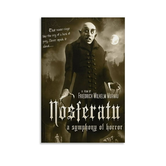 Classic Movie Nosferatu Poster Canvas Movie Posters Decorative Painting ...