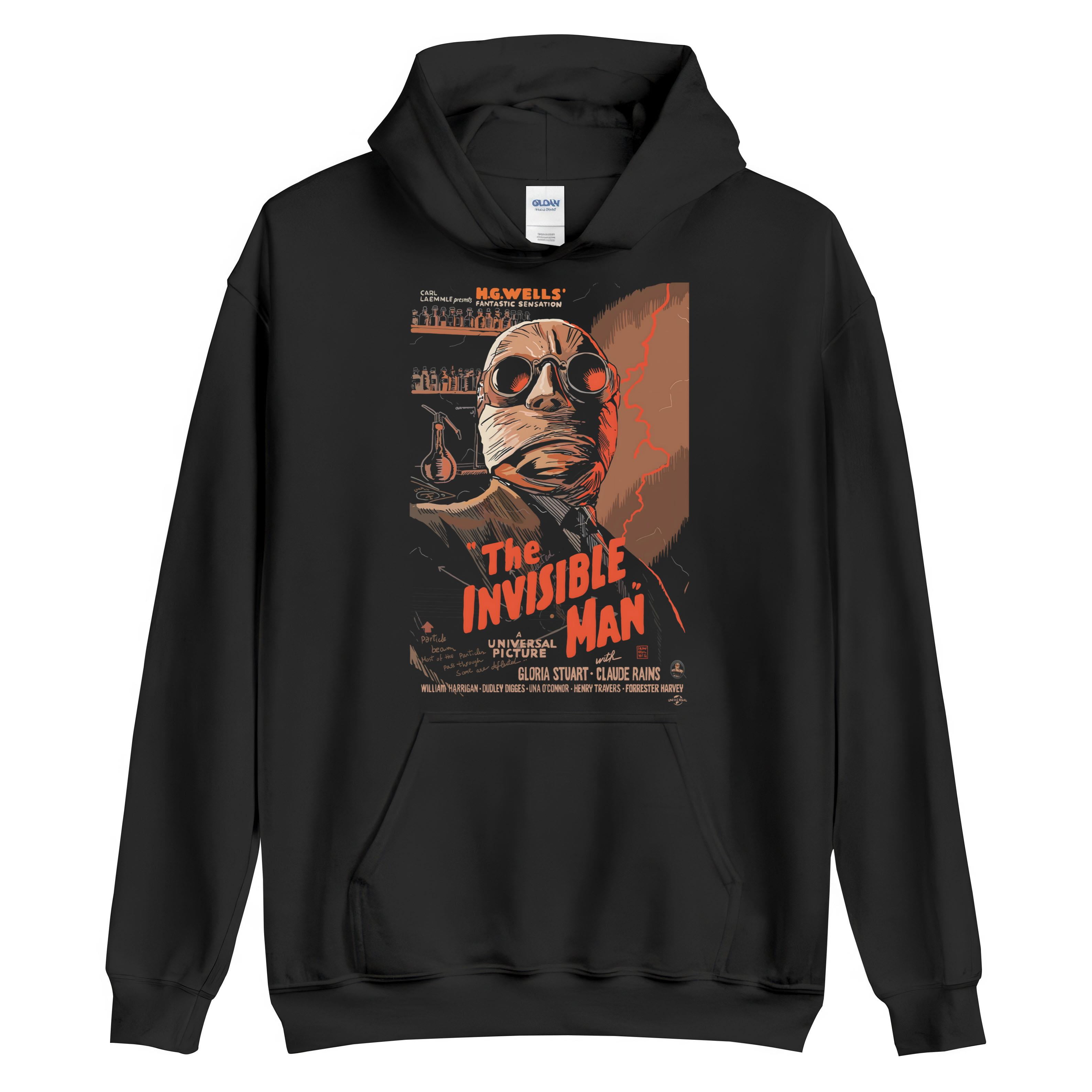 Classic Movie Poster Inspired Shirt, The Invisible Man Graphic Tee ...
