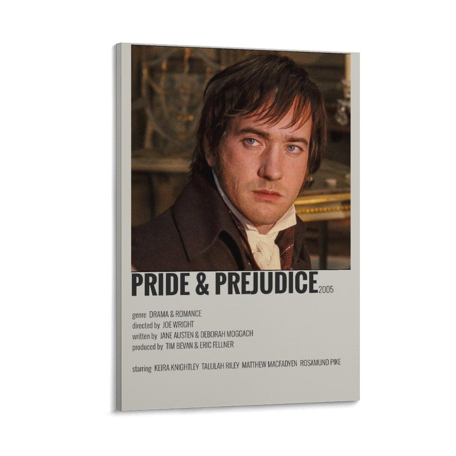 Classic Movie Pride And Prejudice Poster (10) Canvas Art Poster and ...