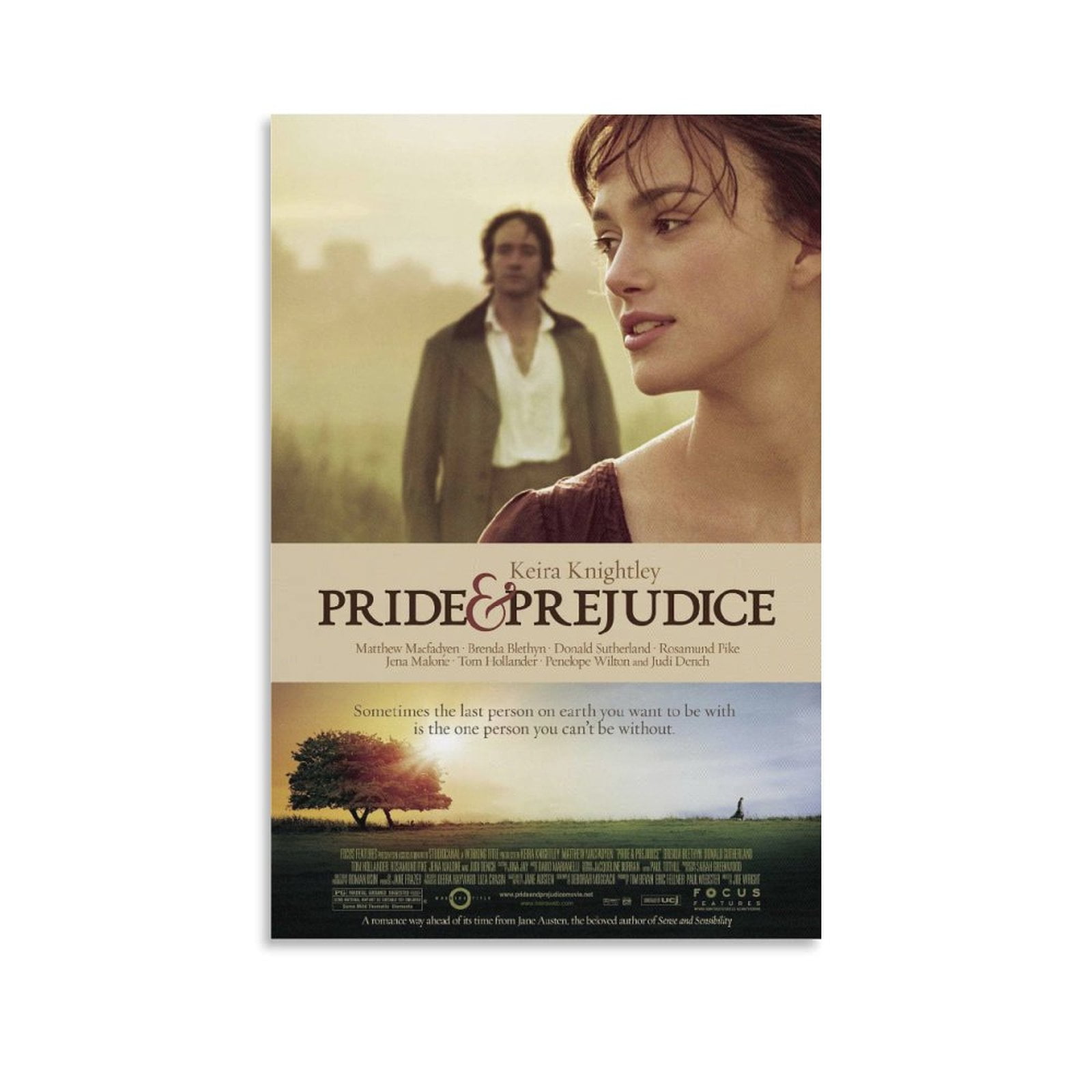 Classic Movie Pride And Prejudice Poster (16) Canvas Poster Wall Art ...