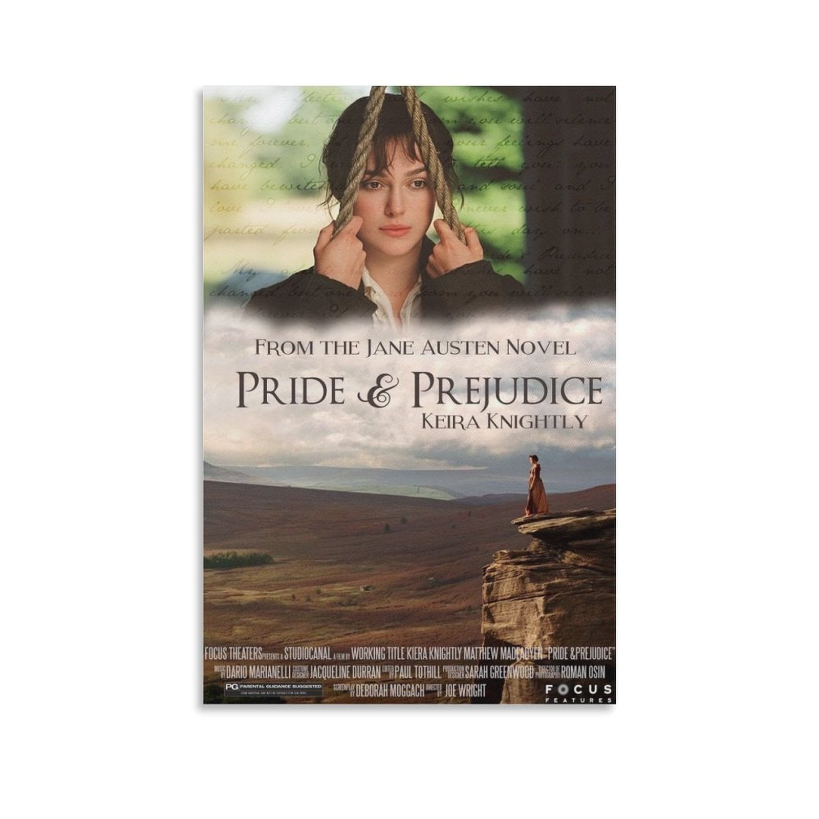Classic Movie Pride And Prejudice Poster (6) Gifts Canvas Painting ...