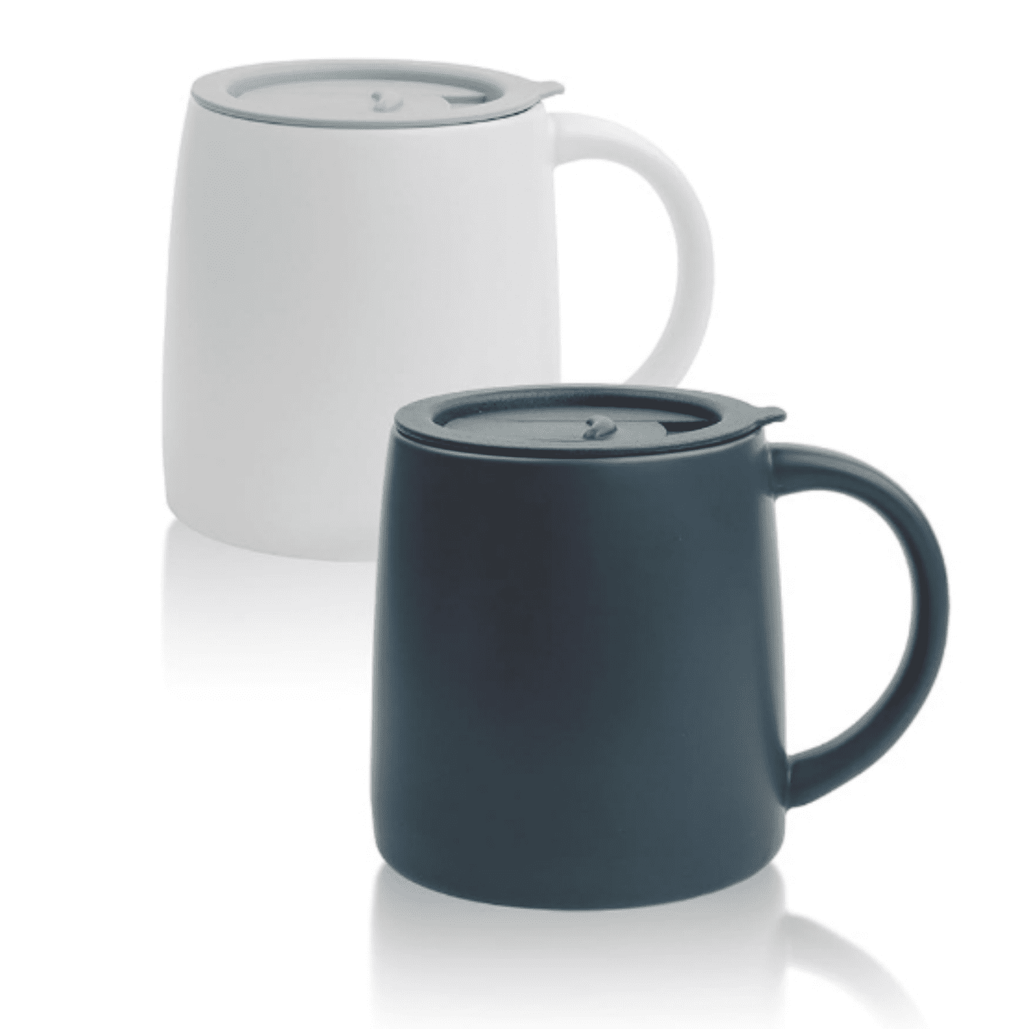 Classic Mug, 14 oz Large Coffee Mug with Handle, Ceramic Porcelain Tea ...