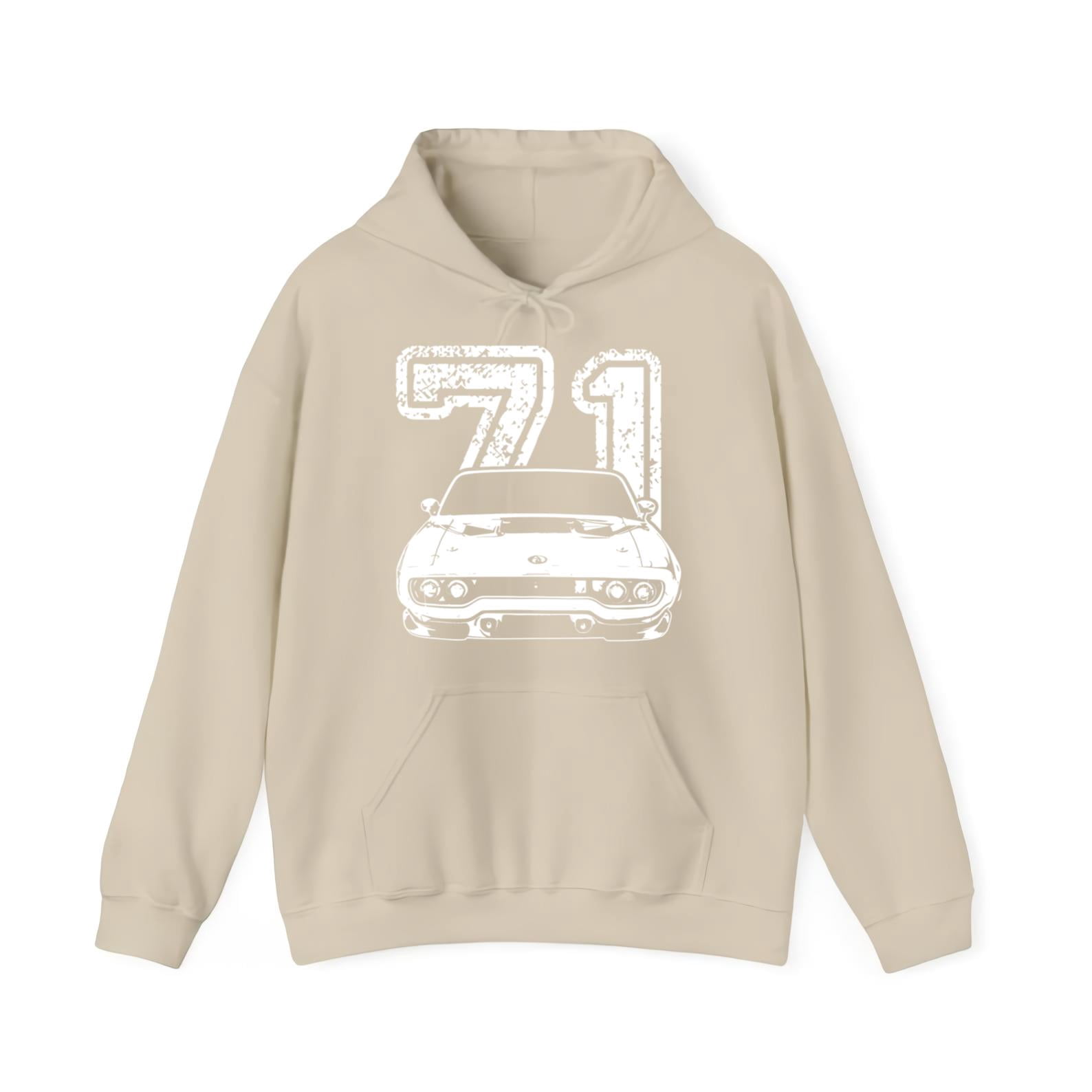 Classic Muscle Car Front End Silhouette Retro Graphic Shirt for ...