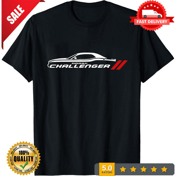 Classic Muscle Car Graphic Tee, Unisex Challenger Edition, LIMITED ...