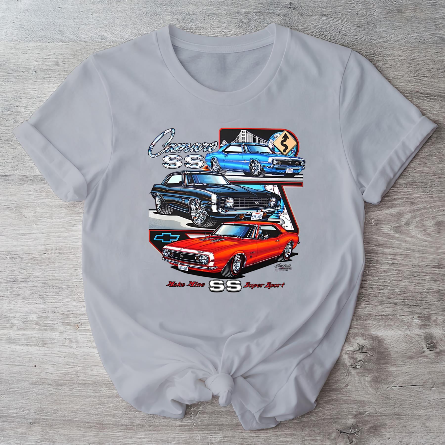 Classic Muscle Car Tribute Shirt – Z28 RS Sports Car Design Tee ...