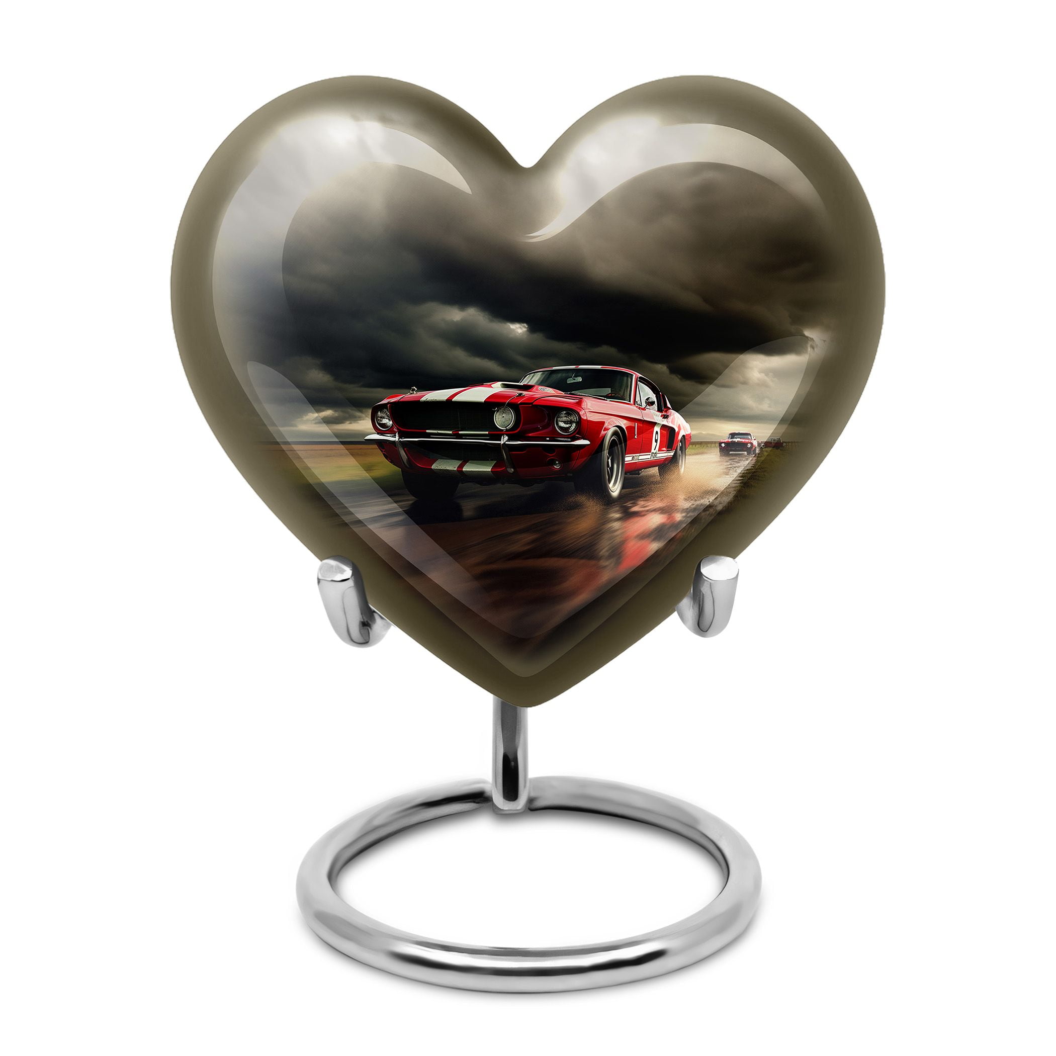 Classic Muscle Cars Urns For Ashes Adult Male, Funeral Ashes Urn, Heart ...