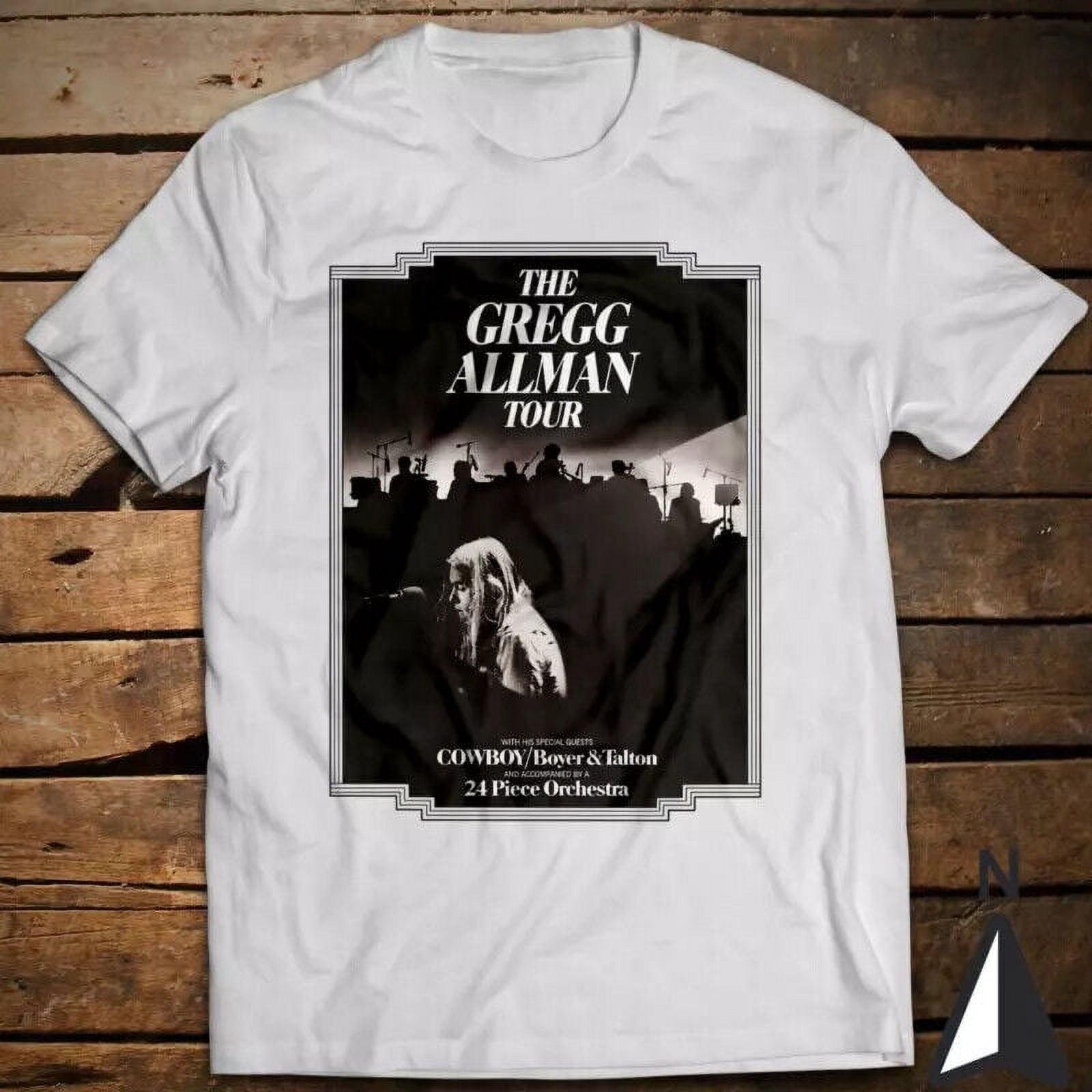 Classic Music Album T-Shirt The Allman Brothers Band Gregg Allman Tour ...