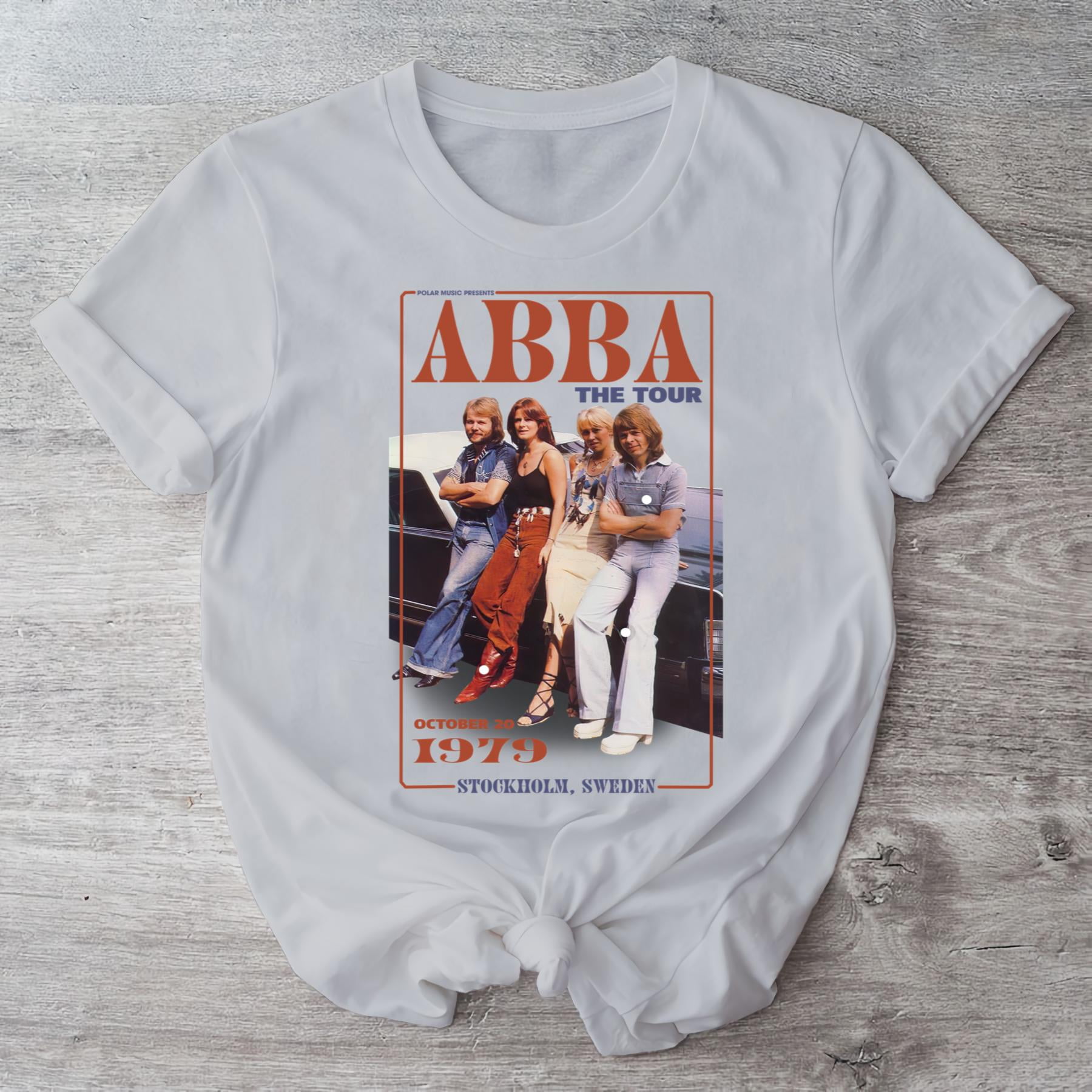 Classic Music Band-Inspired Graphic Tee, 1979 Tour Design - Walmart.com