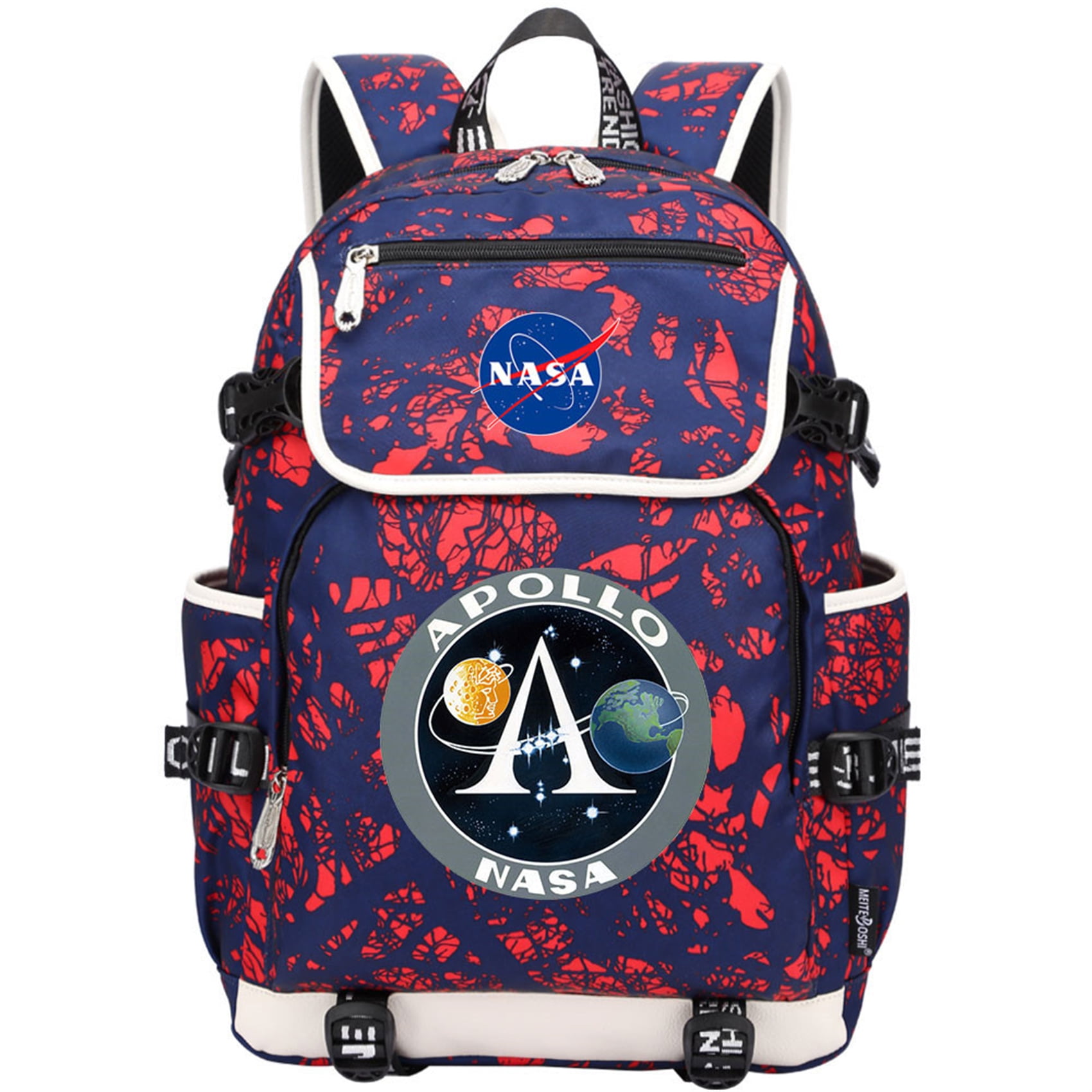 Classic NASA Backpack Lightweight Teen Knapsack Large Daypack,Student ...