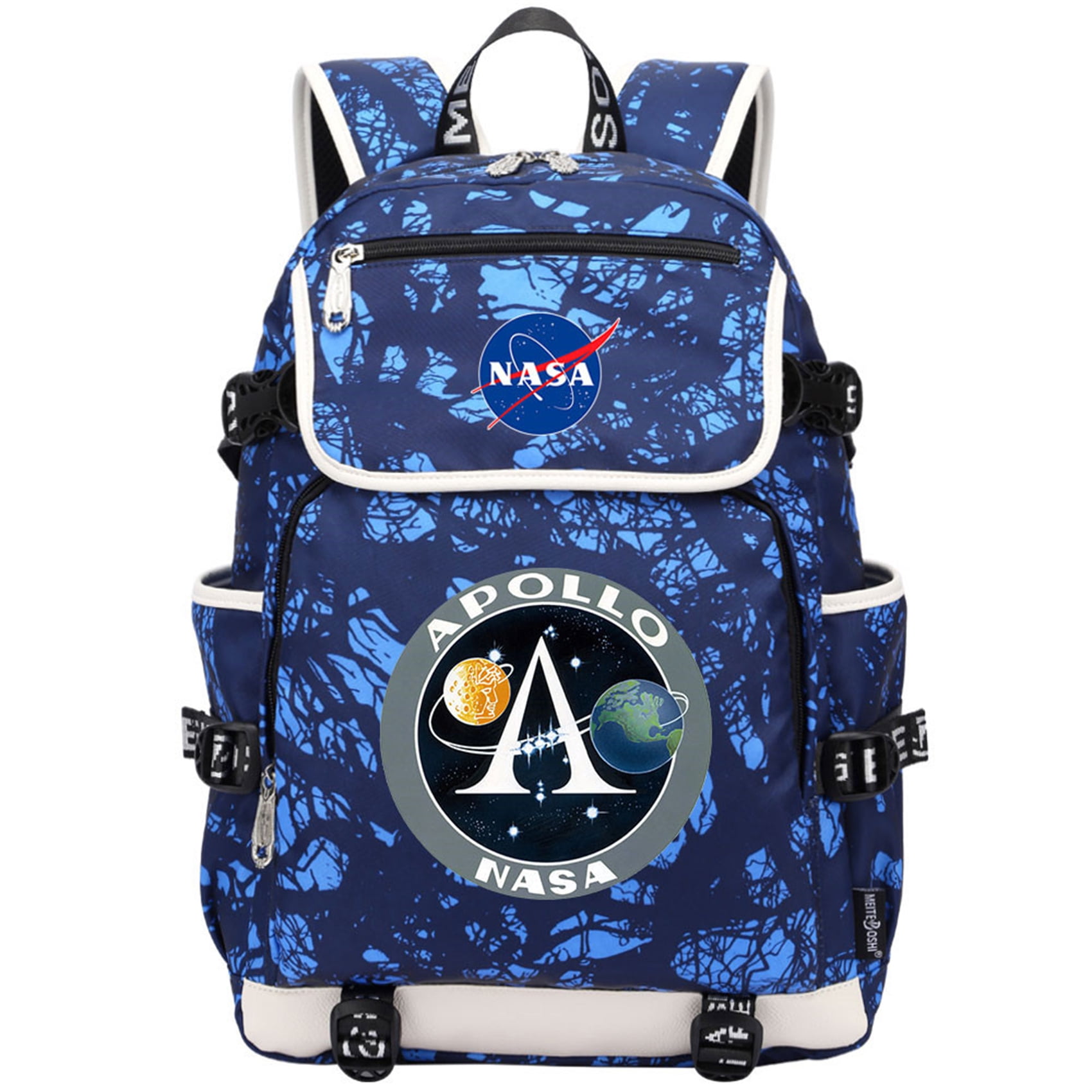 Classic NASA Backpack Lightweight Teen Knapsack Large Daypack,Student ...