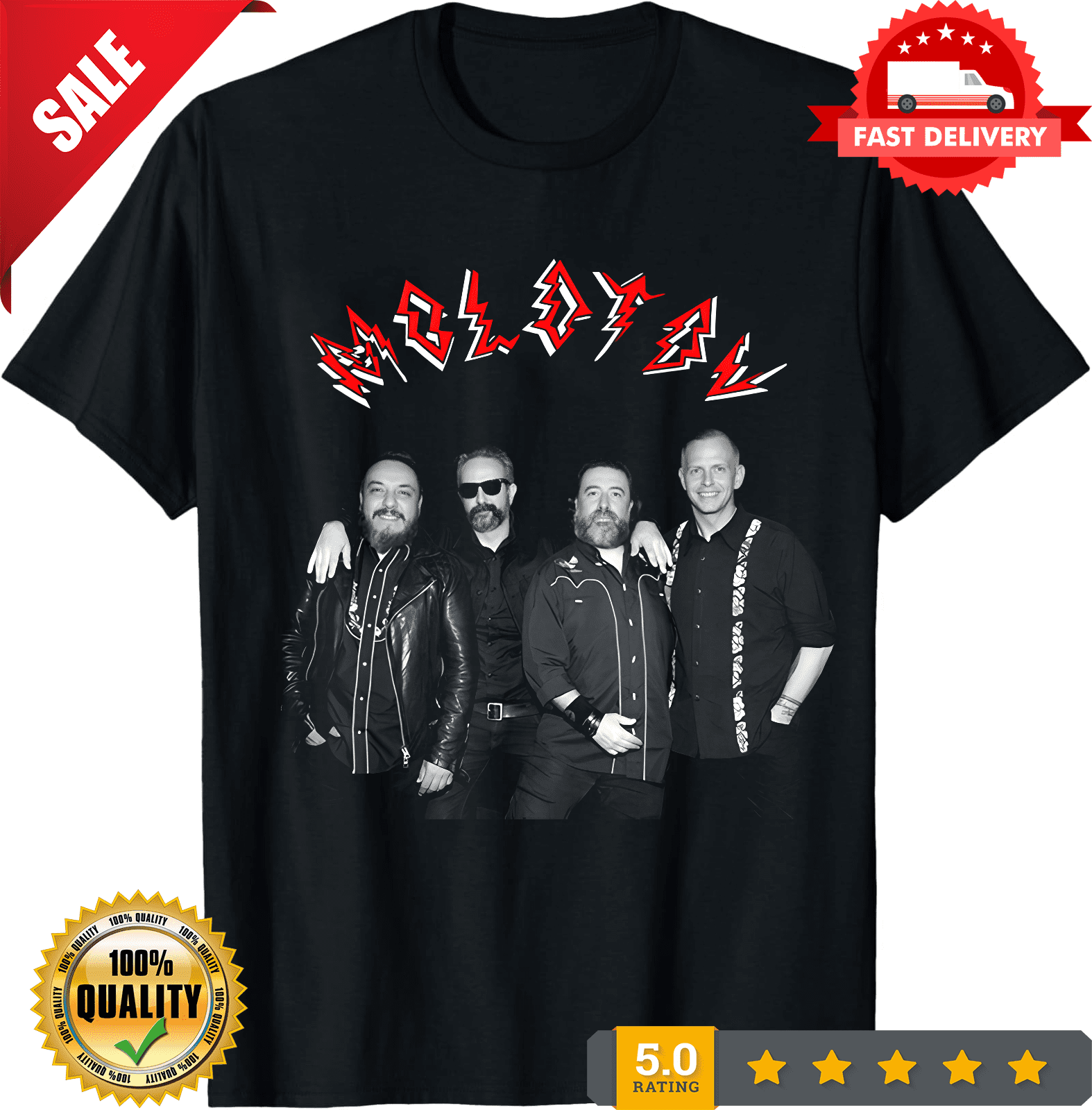 Classic NEW MOLOTOV Band Tour Concert 2025 Black All Size Shirt AC3055 ...