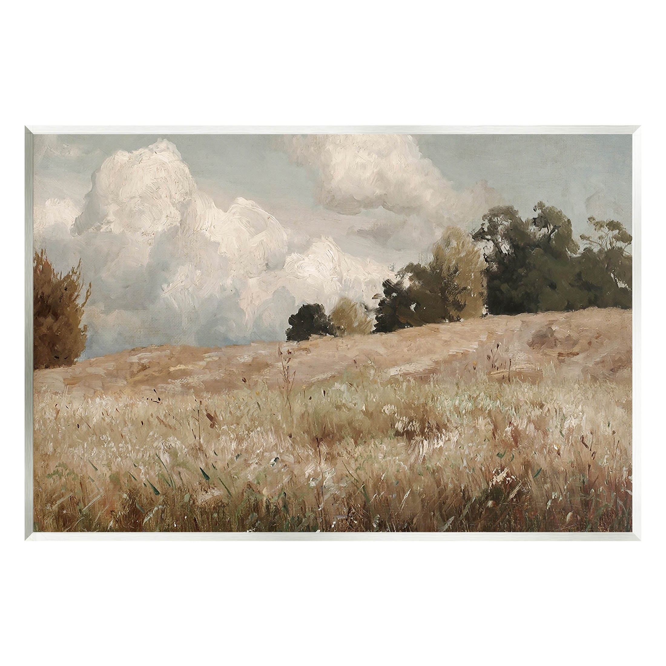 Classic Nature Field Landscape Landscape Painting Unframed Art Print ...
