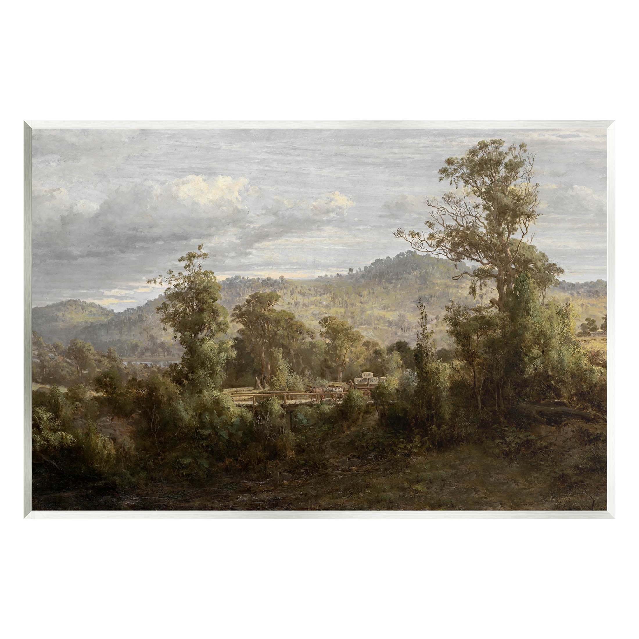 Classic Nature Woodland View Landscape Painting Unframed Art Print Wall ...