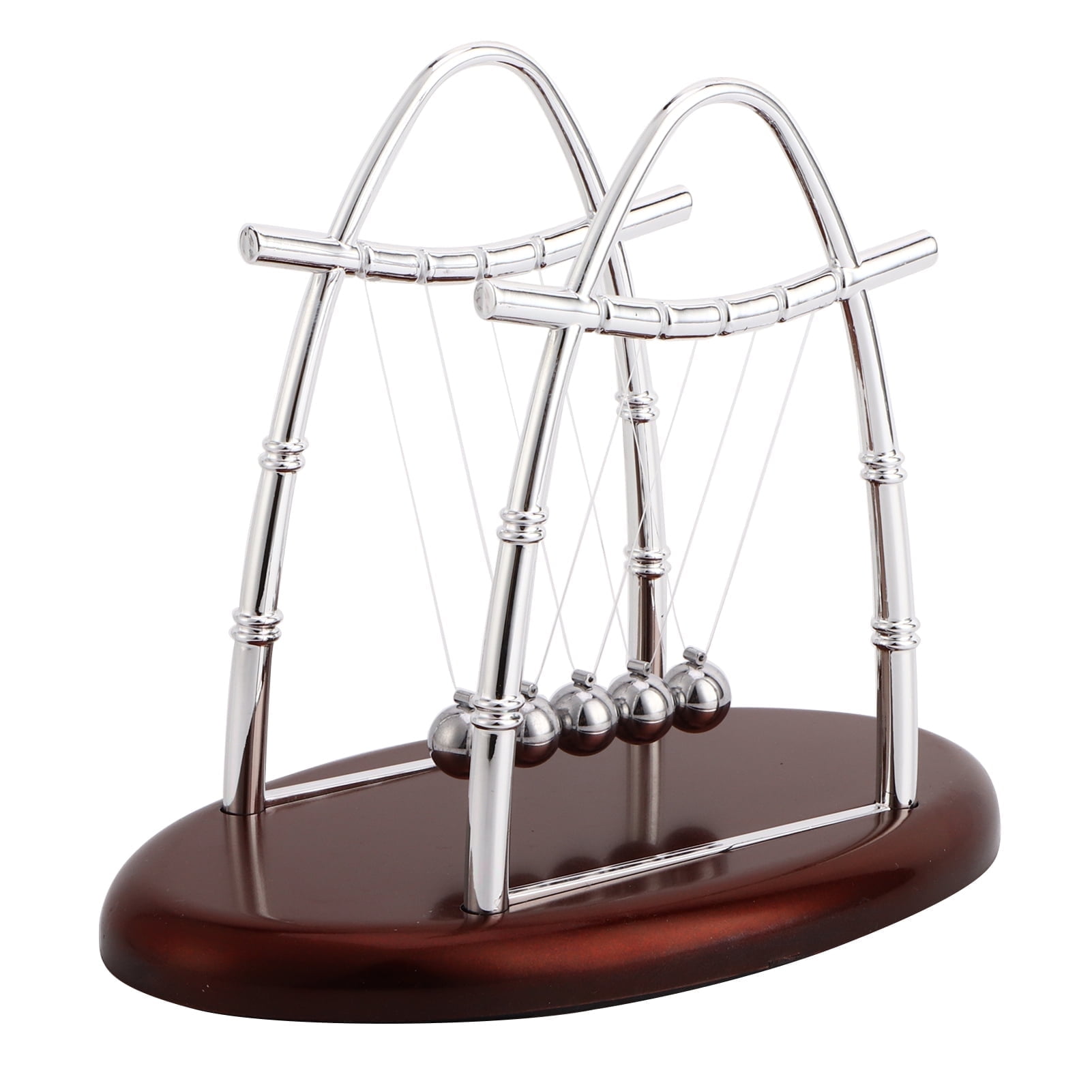 Classic Newton Cradle Balance Balls 5 Pendulum Balls Demonstrate Newton ...