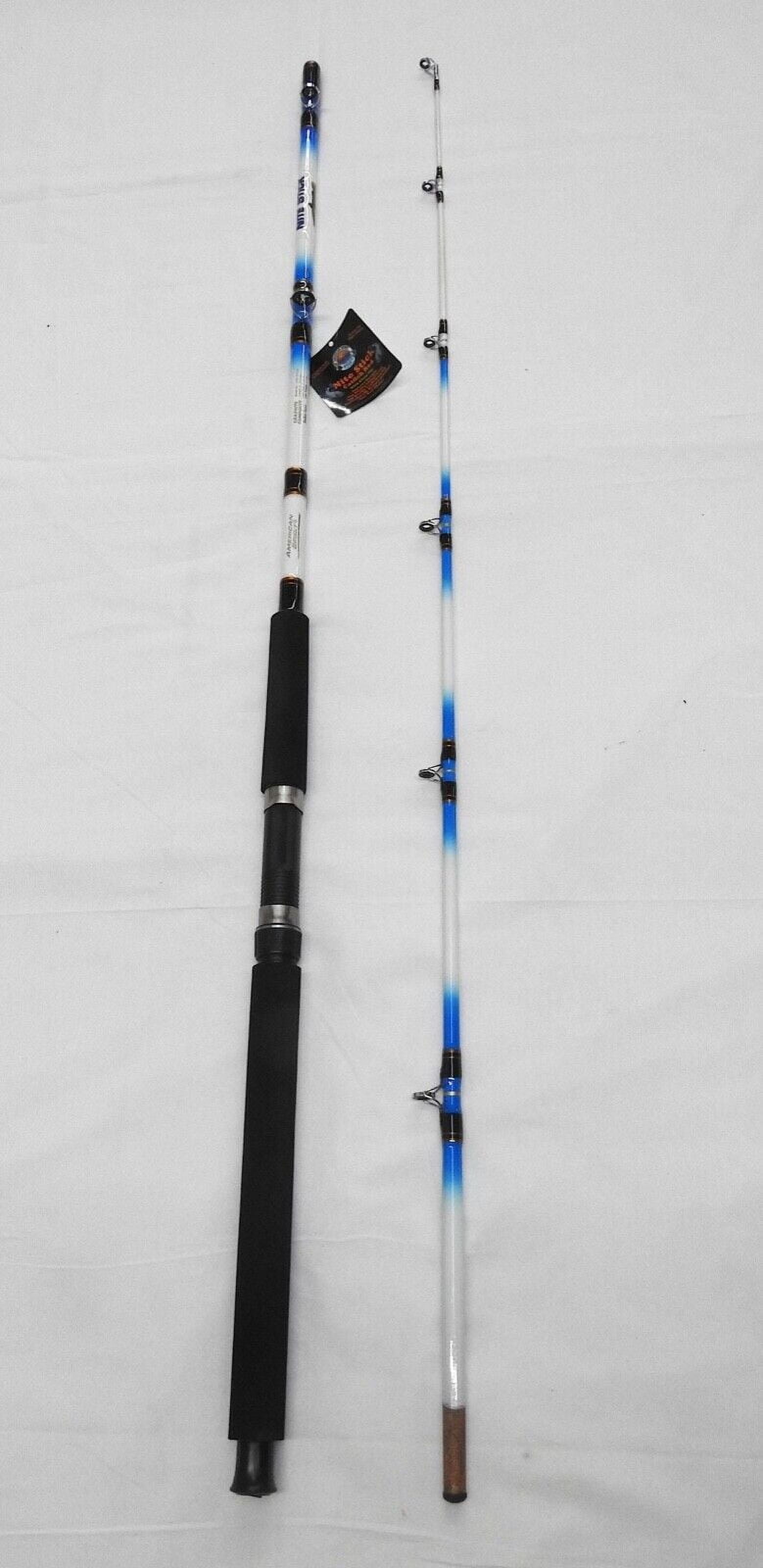 Classic Nite Stick Catfish Casting Rod 8' 2PC Glow Tip Blue - Walmart.com