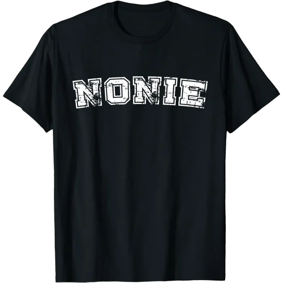 Classic Nonie Varsity College Style Graphic Mother's Day T-Shirt ...
