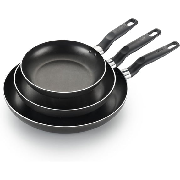 Classic Nonstick Fry Pan Set 3 Piece: 8, 9.5, & 12 Inch, Oven Broiler ...