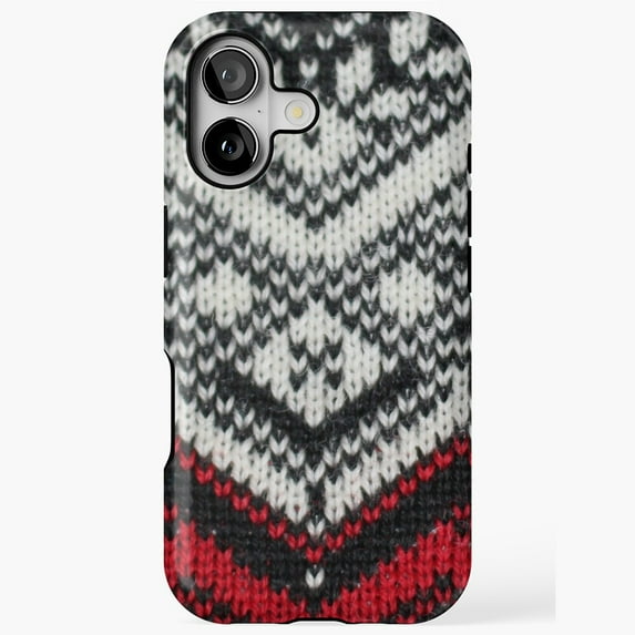 Classic Norwegian Sweater Knit Pattern Phone Case for iPhone 17 through ...