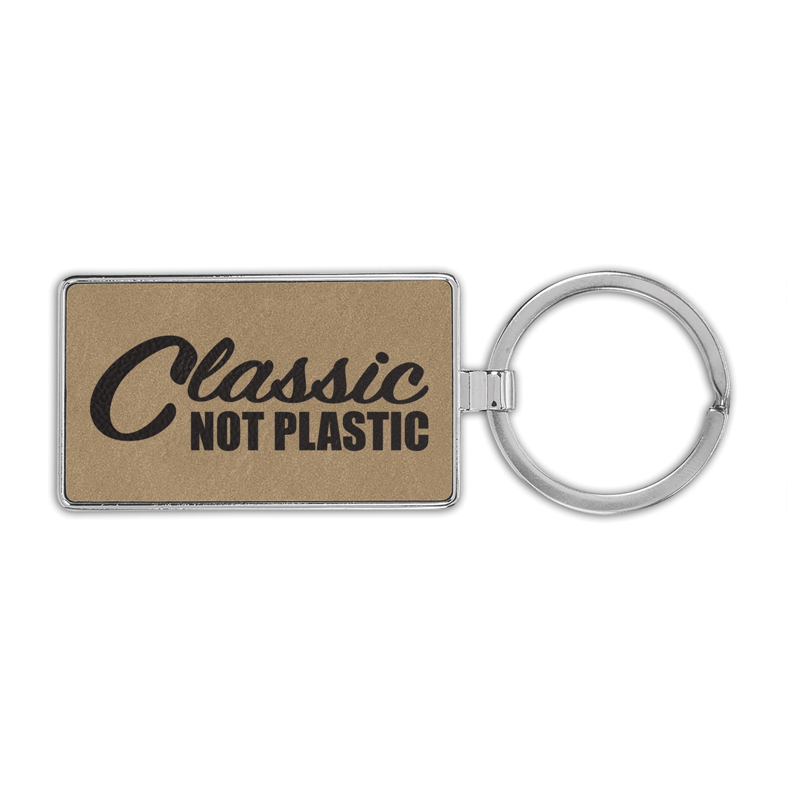 Classic Not Plastic V2 Premium Leatherette Keychain hot rod hotrod ...