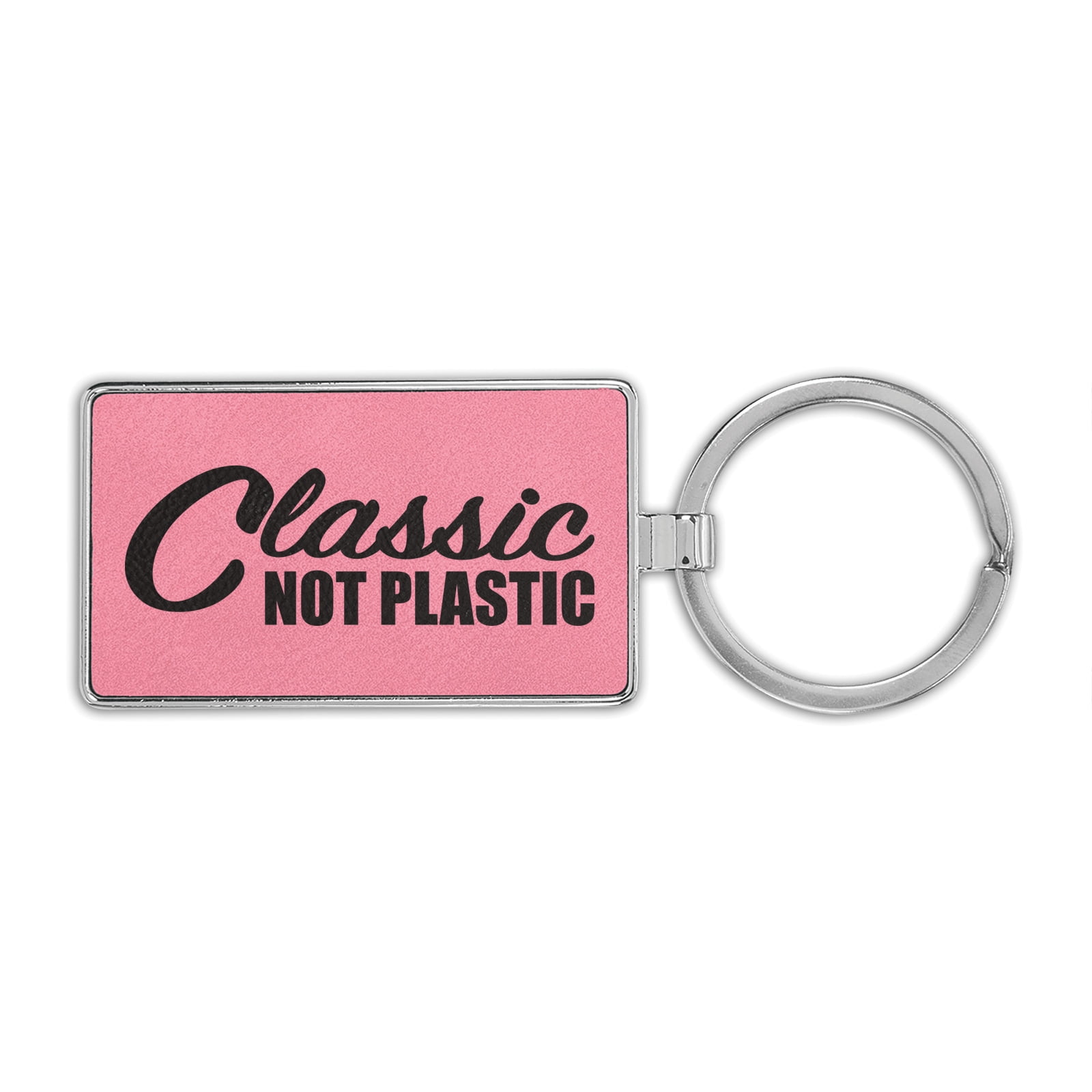 Classic Not Plastic V2 Premium Leatherette Keychain hot rod hotrod ...