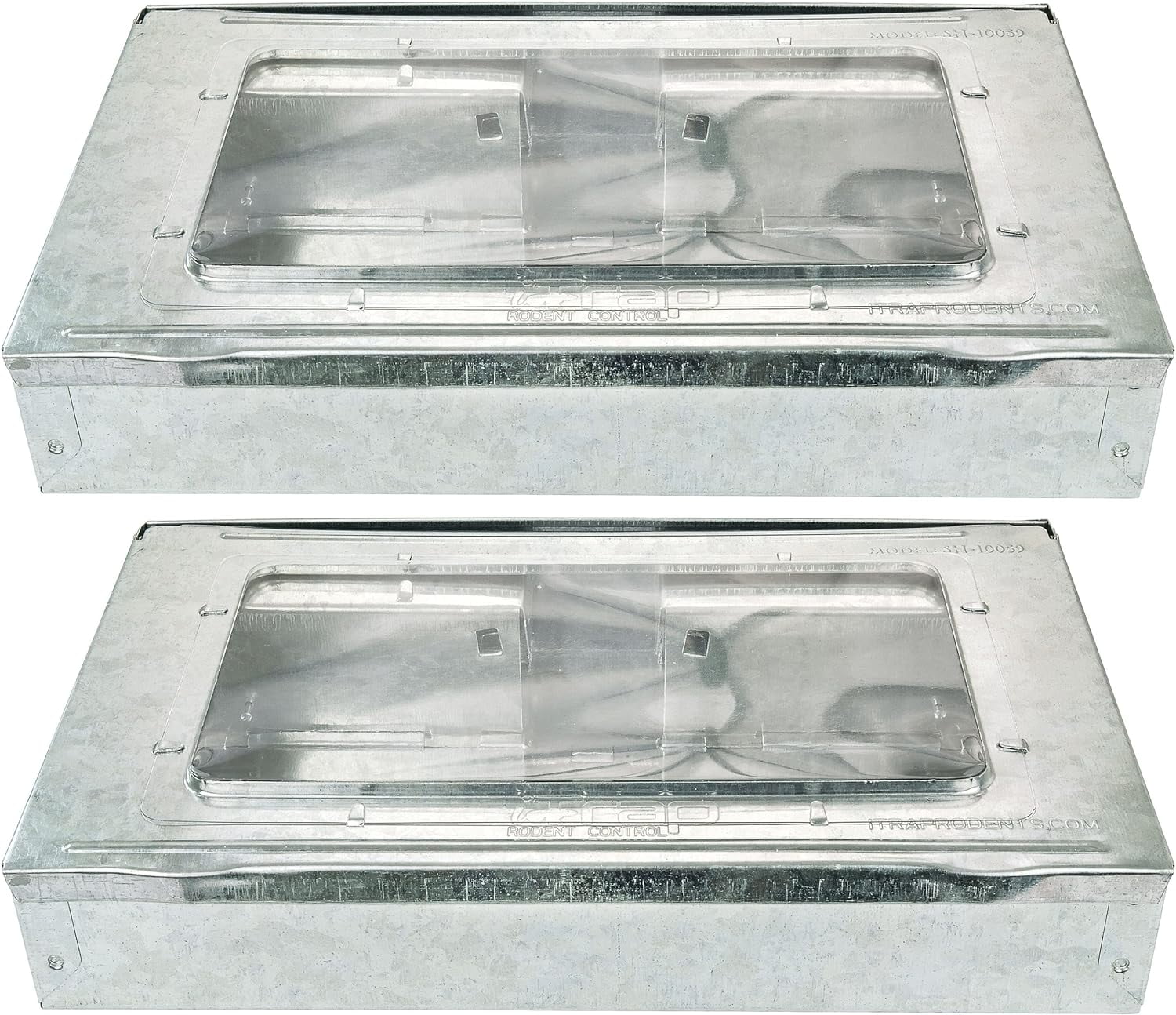 Humane Mouse Trap 2 Pack - Easy to Use, No Winding or Resetting, Non ...